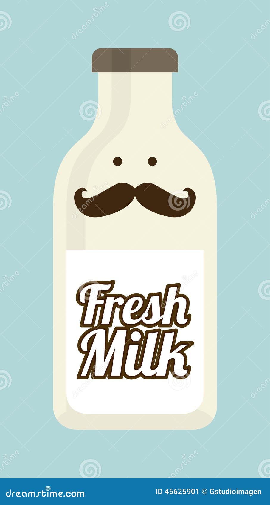 Milk design stock vector. Illustration of natural, design - 45625901