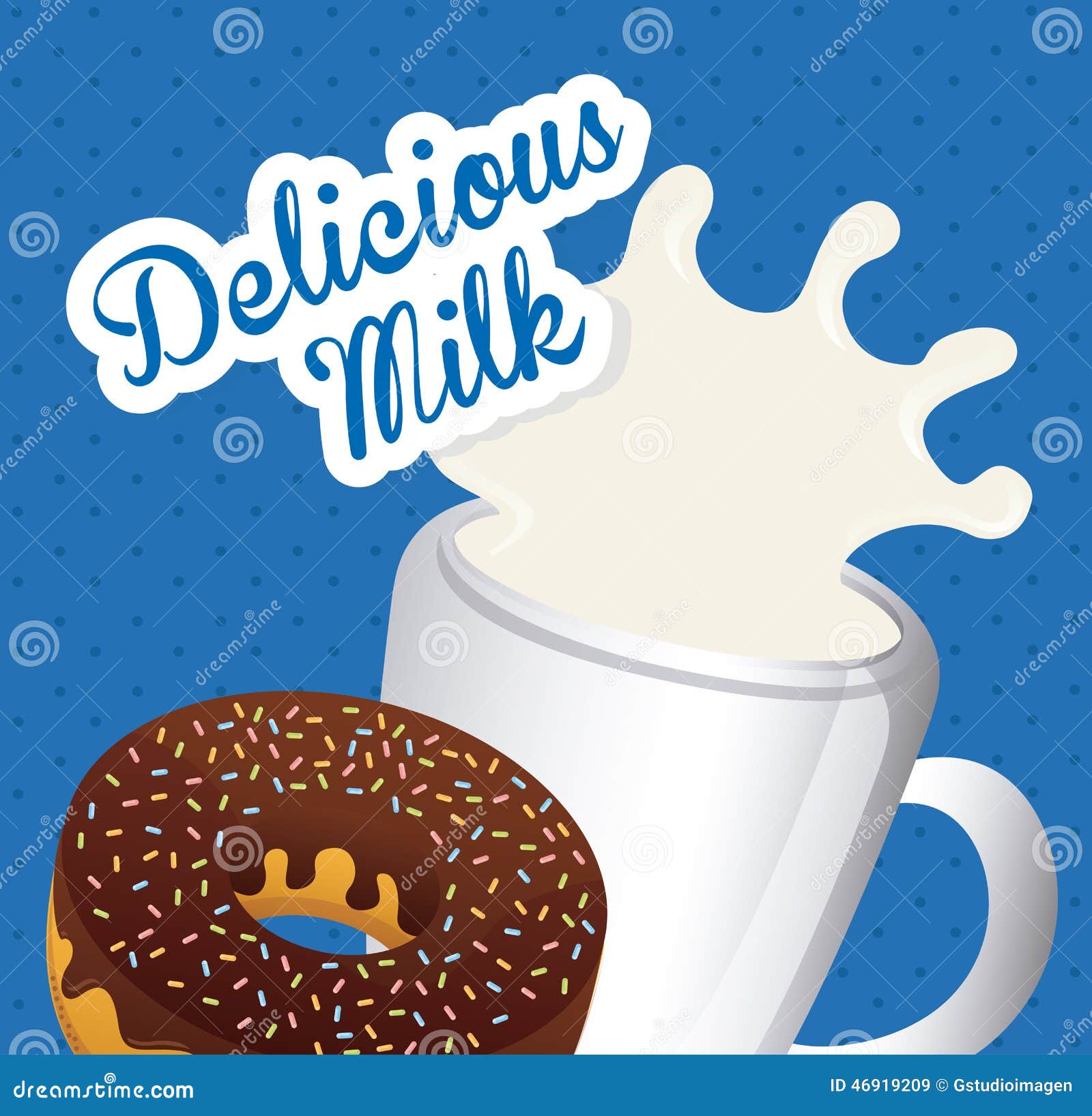 Milk design stock vector. Illustration of fresh, glass - 46919209