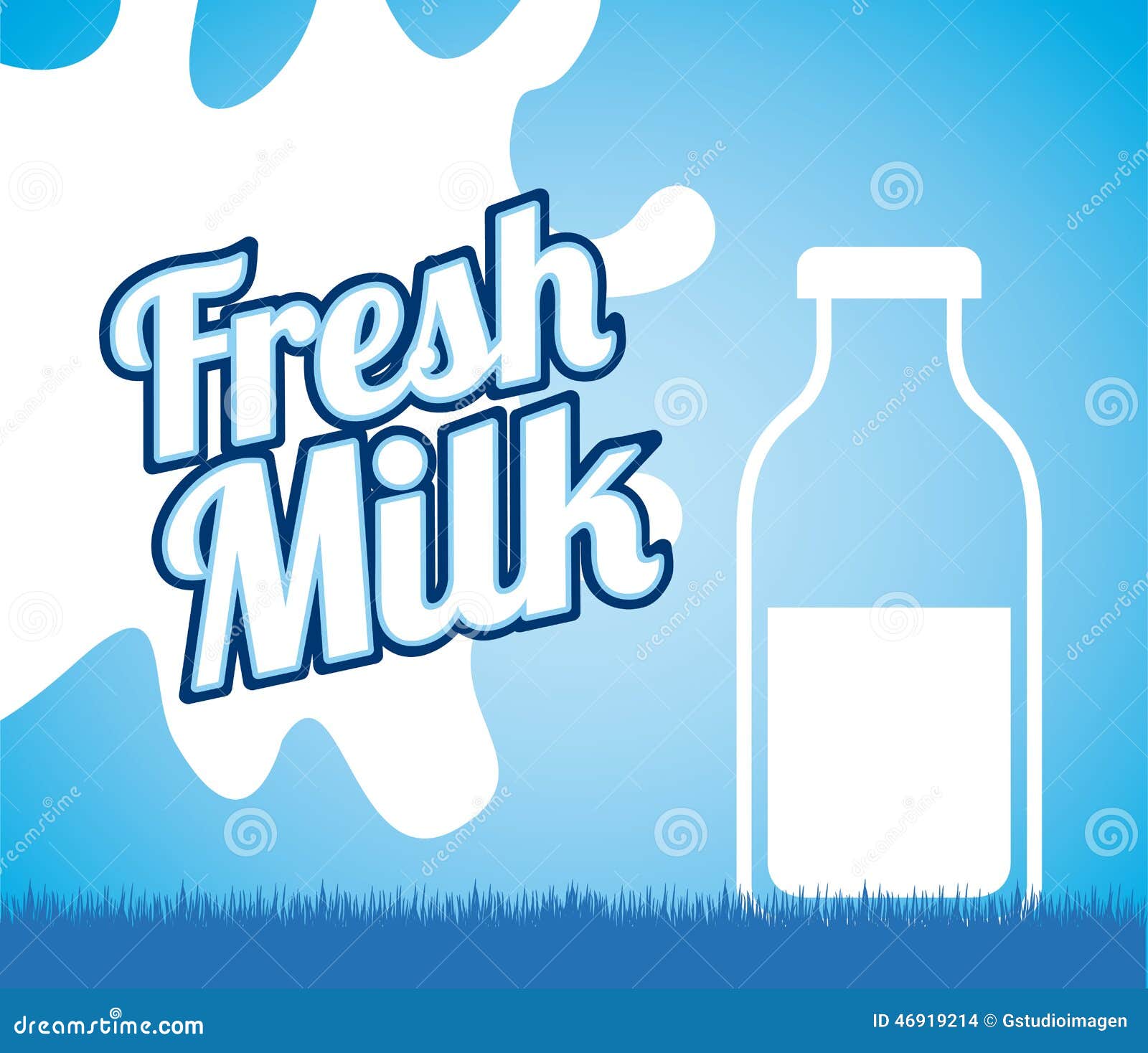 Milk design stock vector. Illustration of font, nature - 46919214