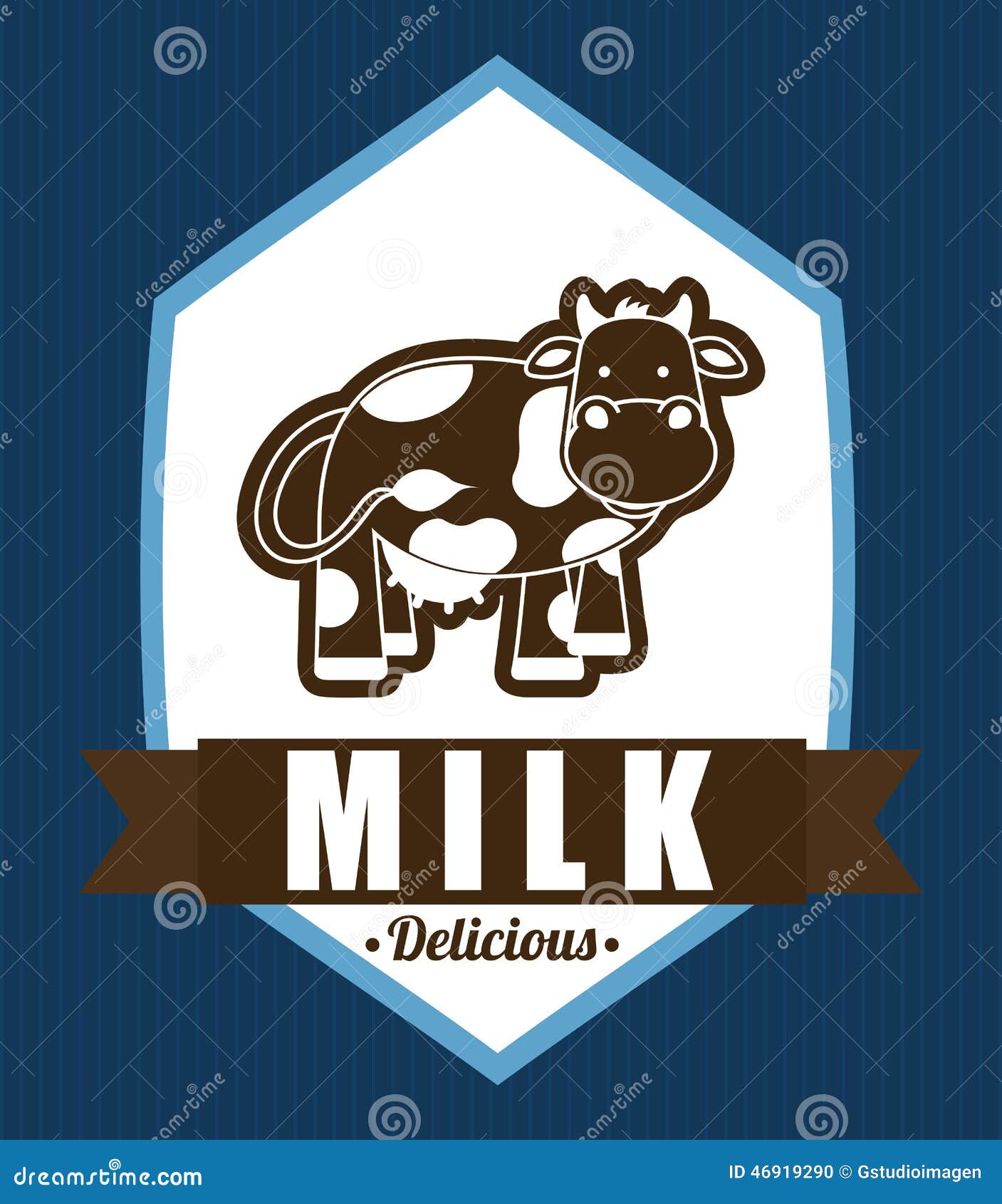 Milk design stock vector. Illustration of ribbon, type - 46919290