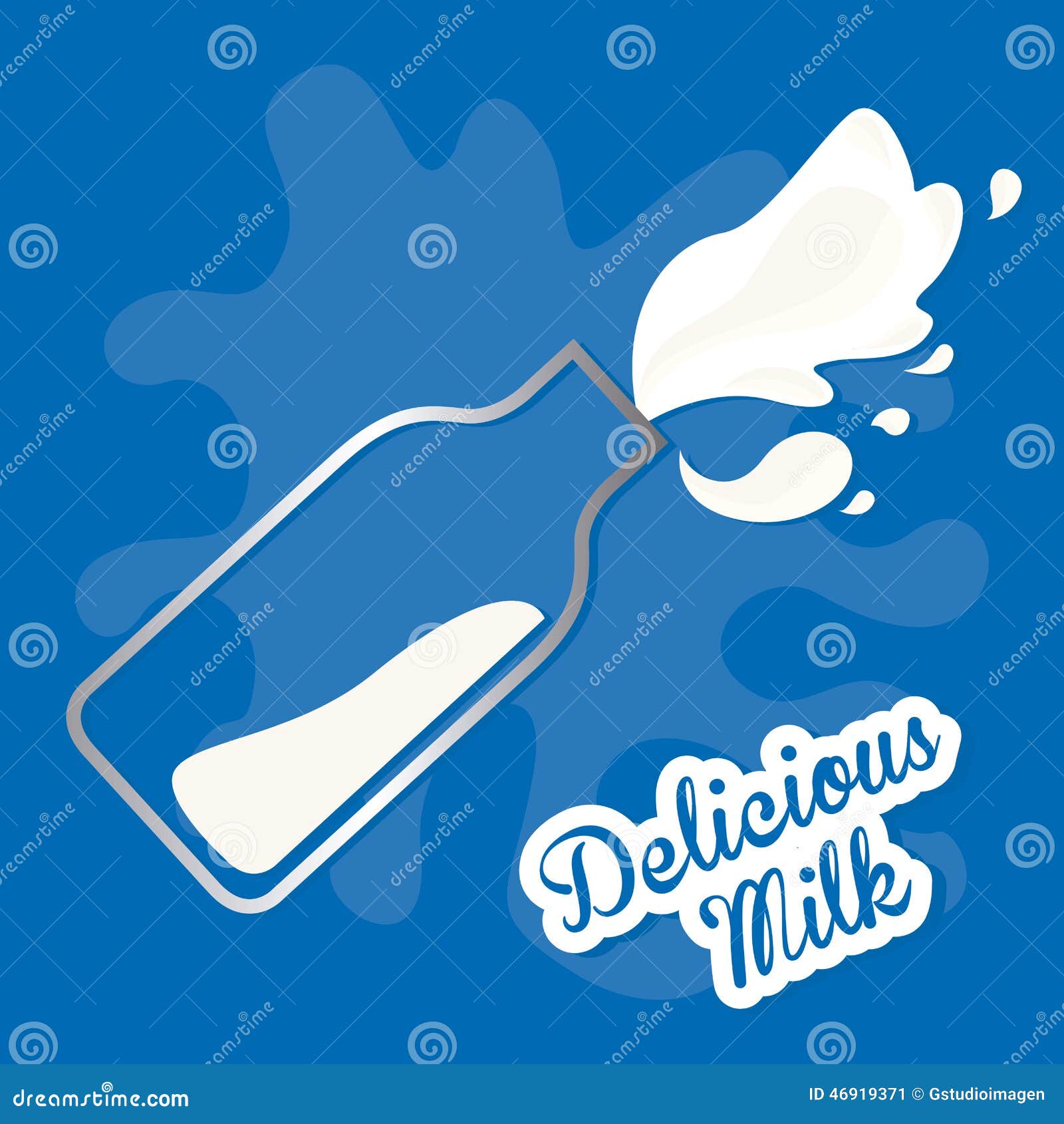 Milk design stock vector. Illustration of milk, concept - 46919371