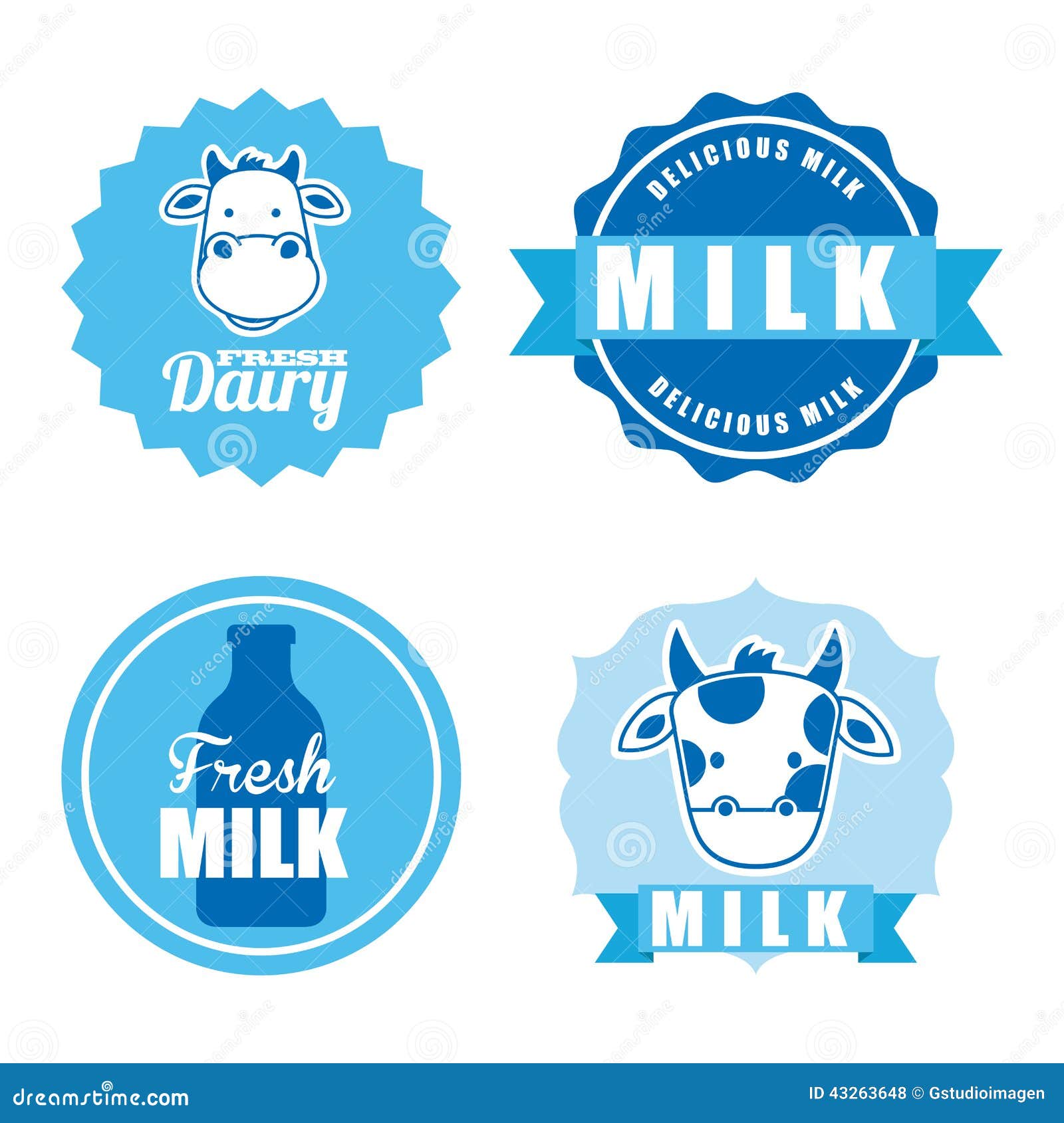 Milk design stock vector. Illustration of breakfast, bottle - 43263648