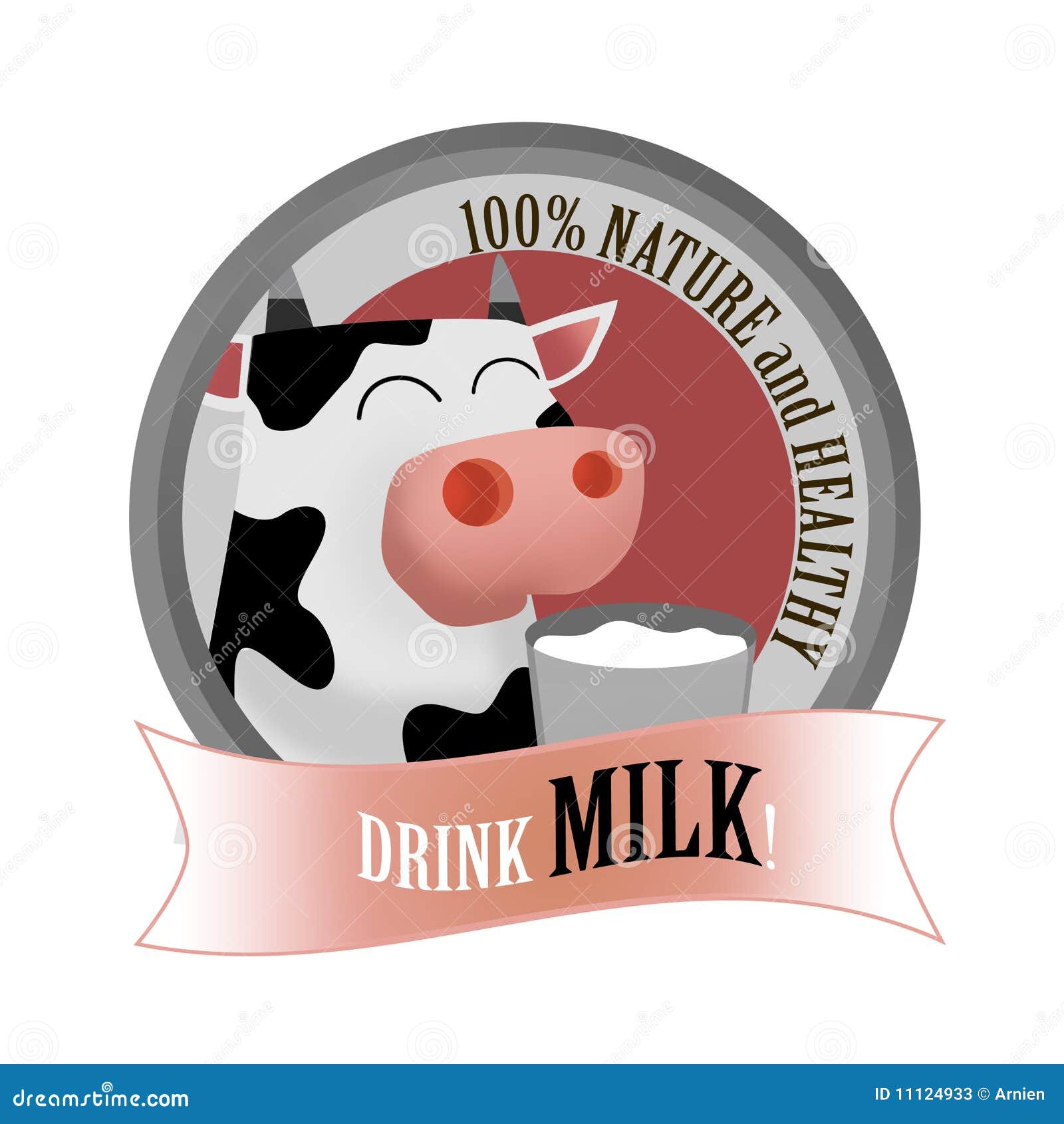 Milk drink label stock illustration. Illustration of liquid - 11124933