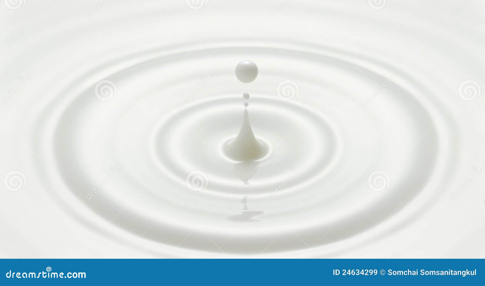 Milk Drop Splash Falling Stock Image | CartoonDealer.com #207581671