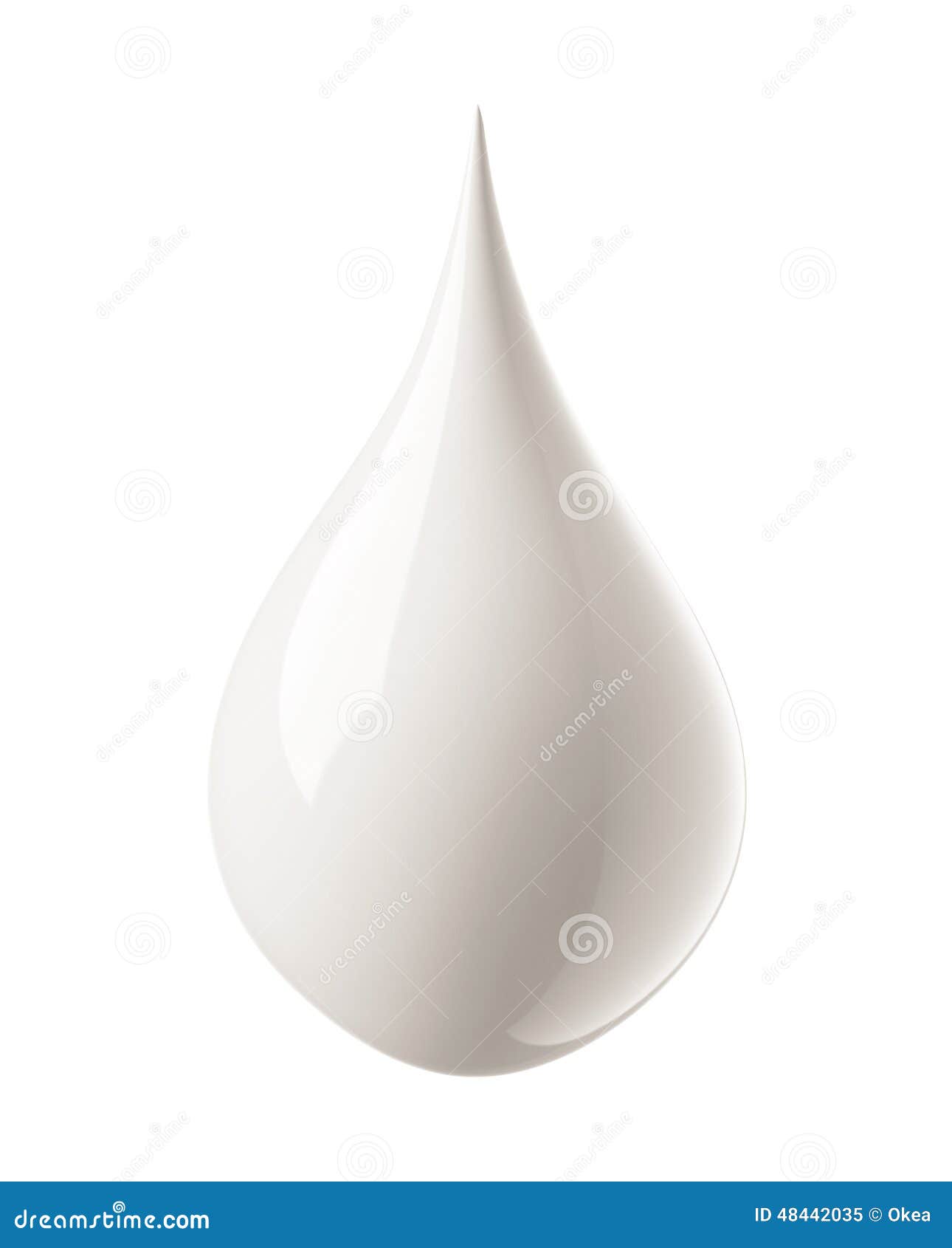 Milk Drop Stock Photo - Image: 48442035