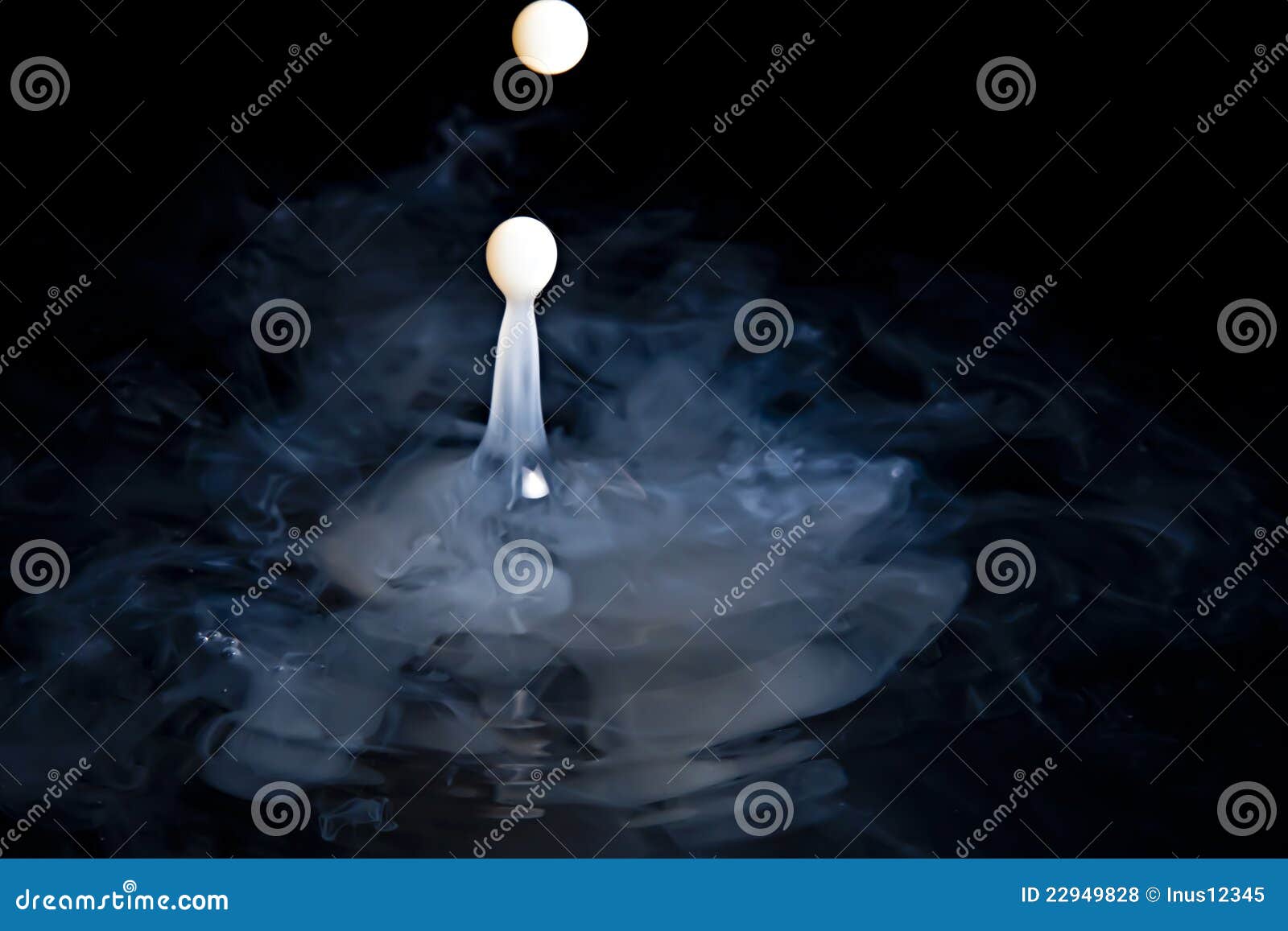 Milk Drop in Water stock photo. Image of science, physics - 22949828