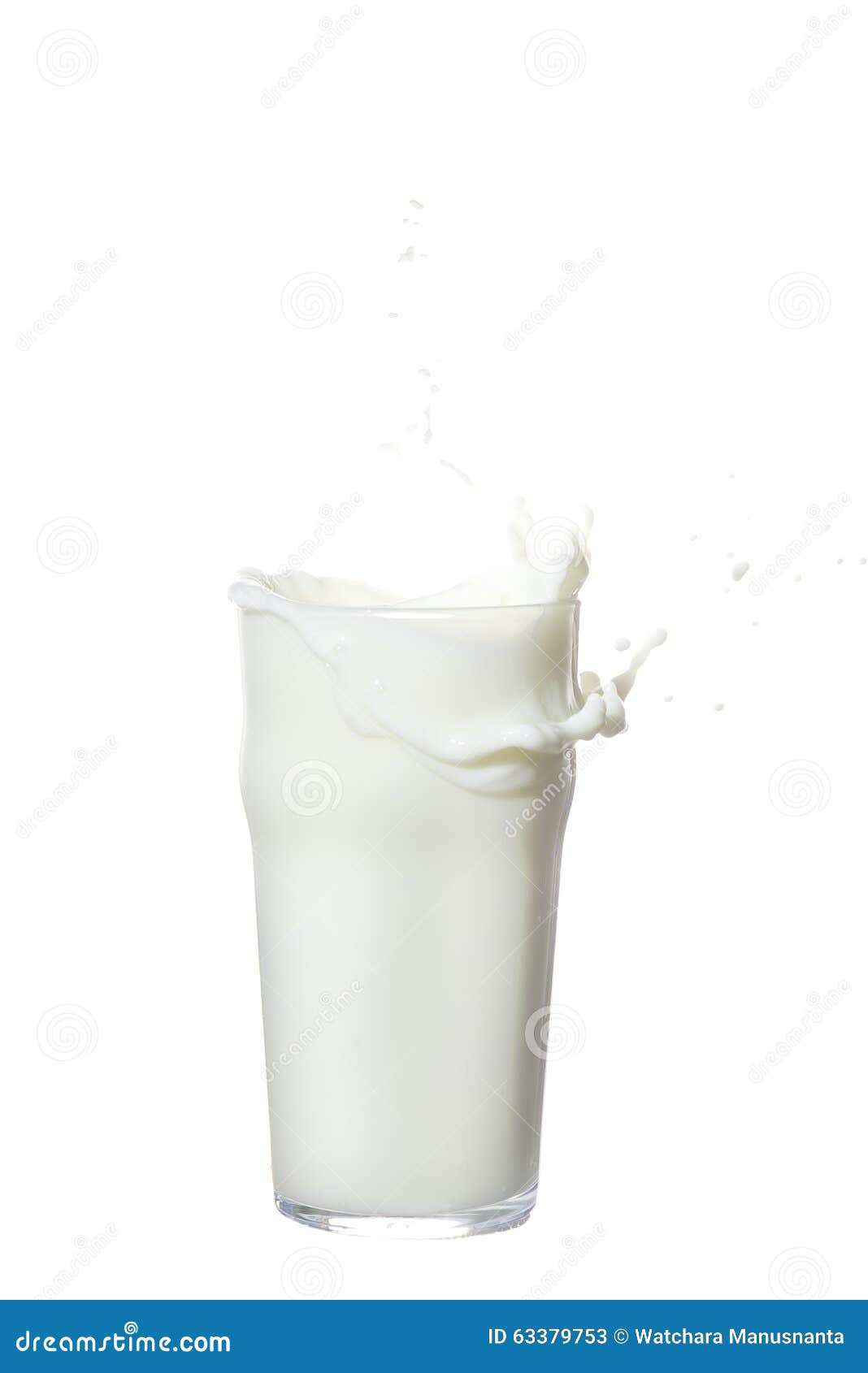 Milk Drop on White Background Stock Image - Image of action, spread ...