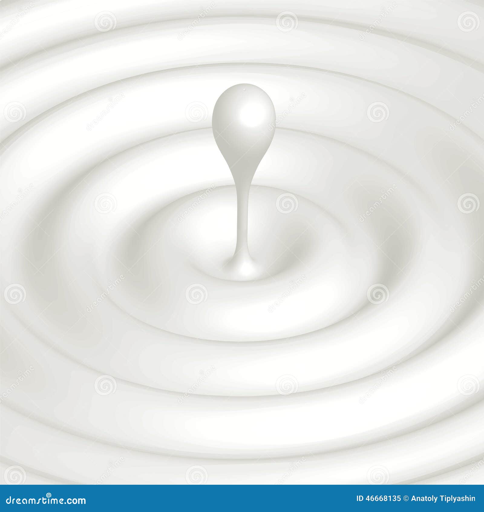 Milk Drop stock vector. Illustration of milkshake, cold - 46668135
