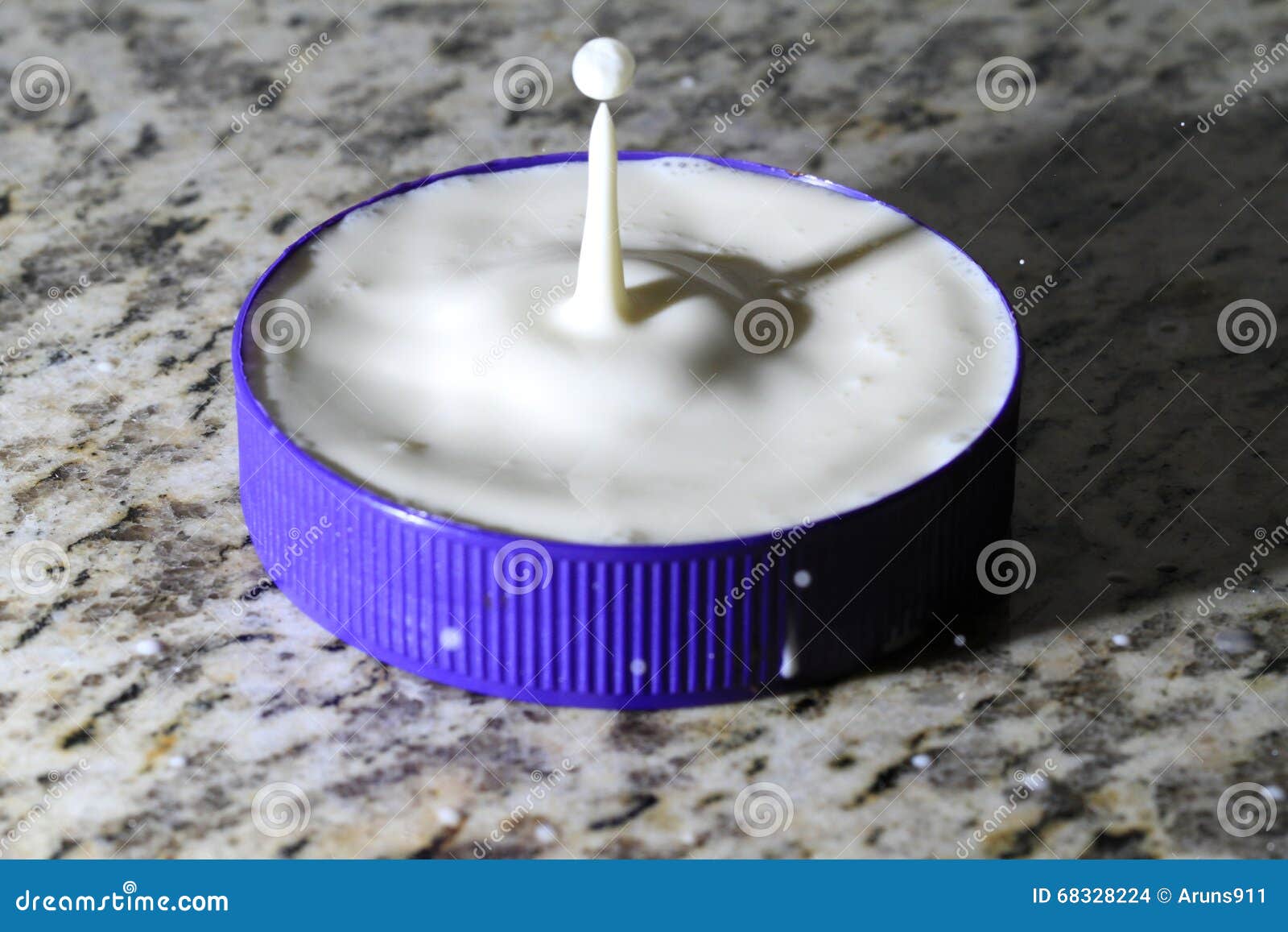 Milk Drops stock photo. Image of drops, counter, blue - 68328224