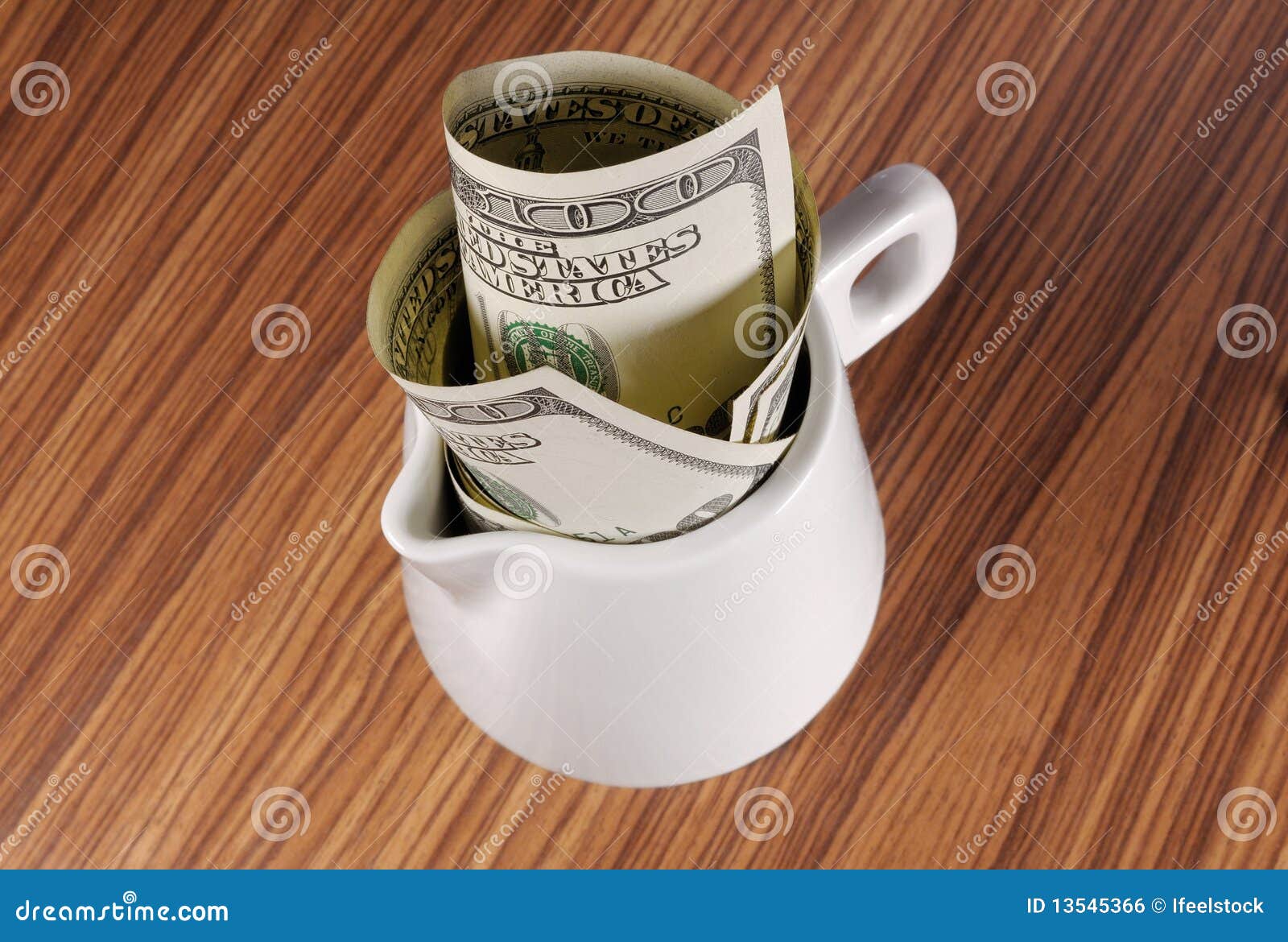 Milk filled with cash stock photo. Image of beverage - 13545366