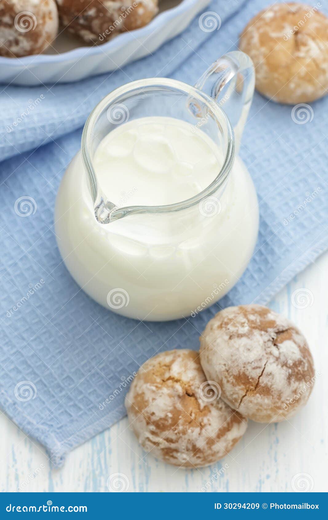 Milk and gingerbread stock image. Image of calcium, eating - 30294209