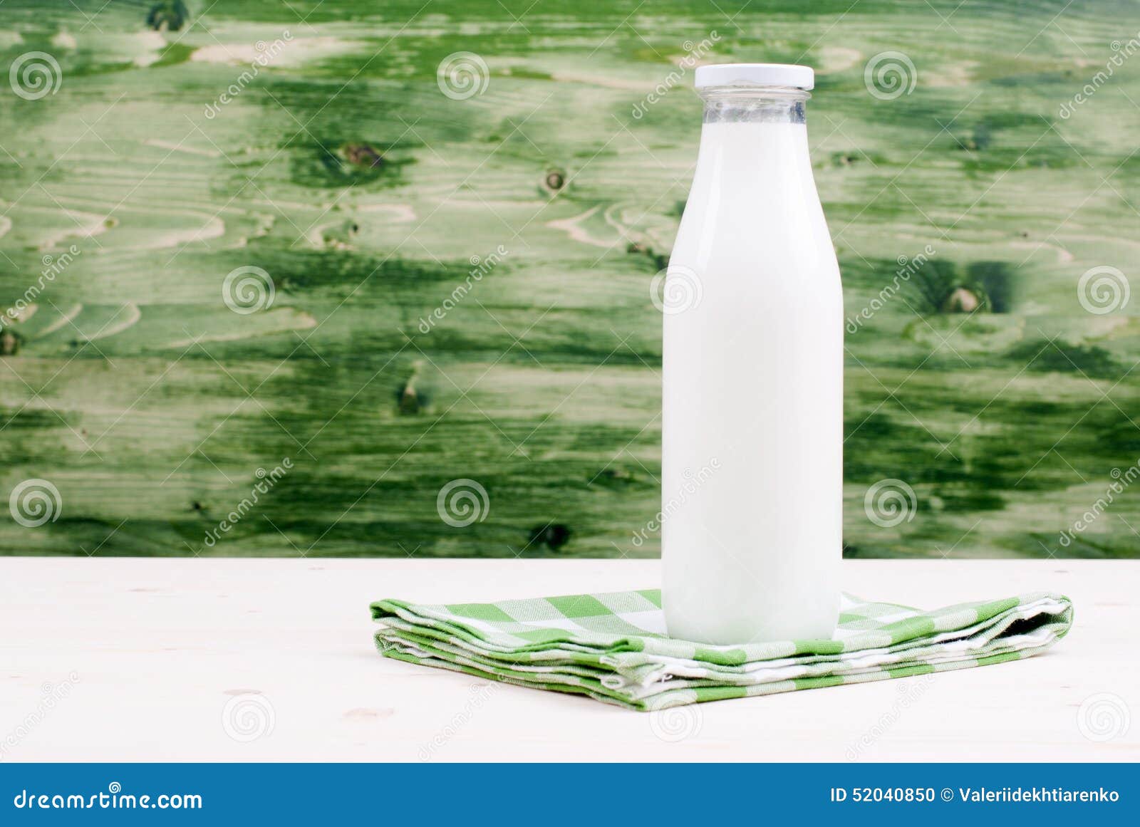 Milk in a Glass on the Table Side View Stock Photo - Image of health ...