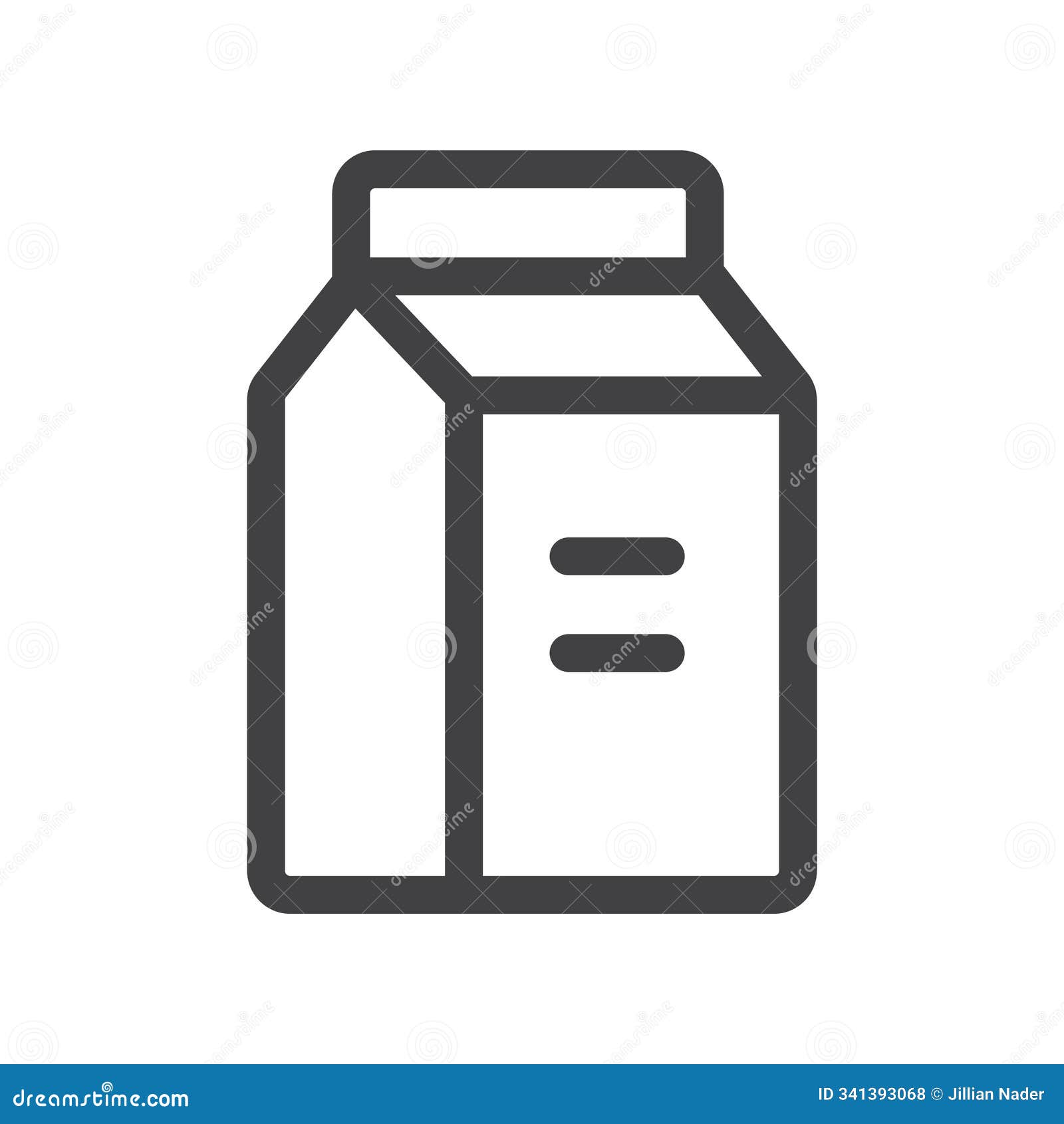 Milk Jug Icon. Milk Drink Logo, Label. Frash Daily And Good Milk ...