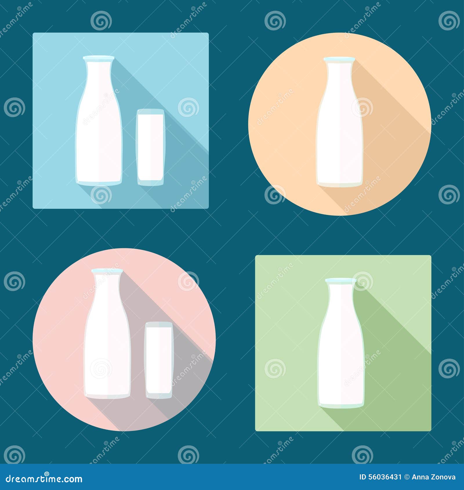 Milk Icons. stock vector. Illustration of nature, white - 56036431