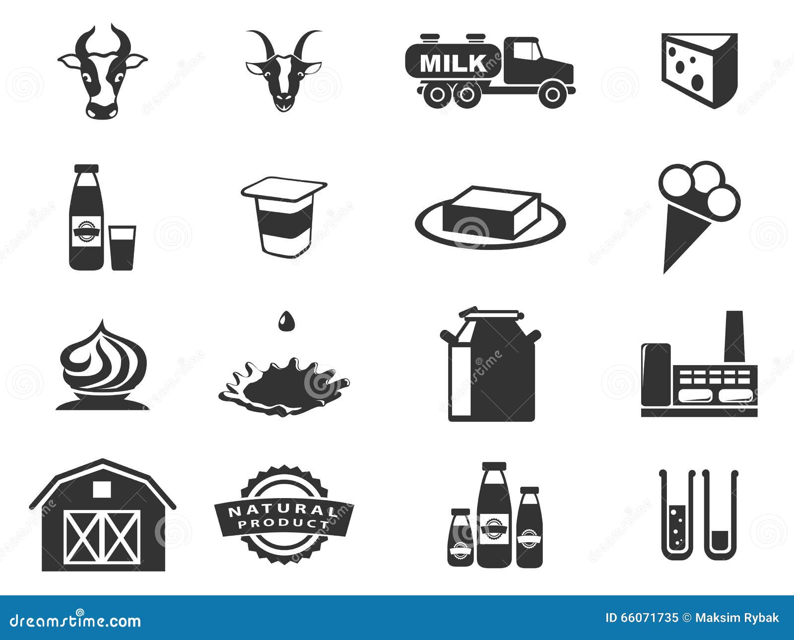 Milk industry stock vector. Illustration of carton, symbol - 66071735