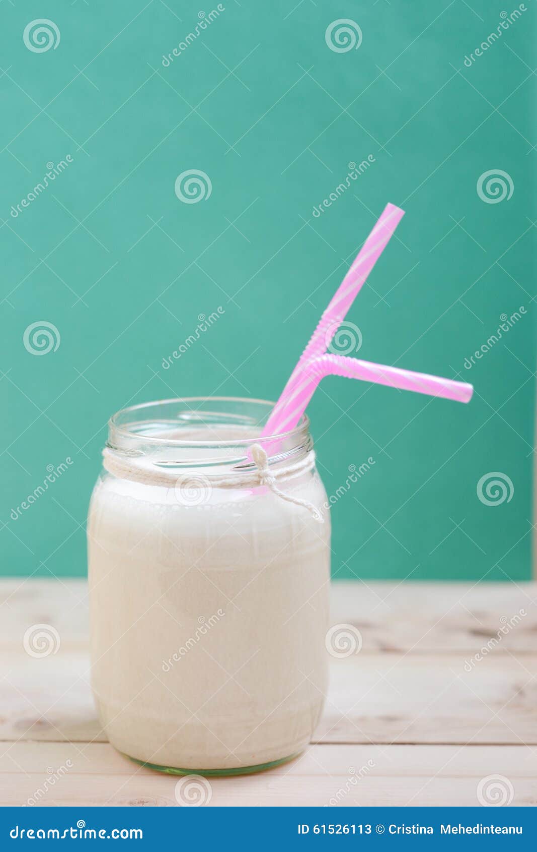 Milk in a jar stock image. Image of space, healthy, delicious - 61526113