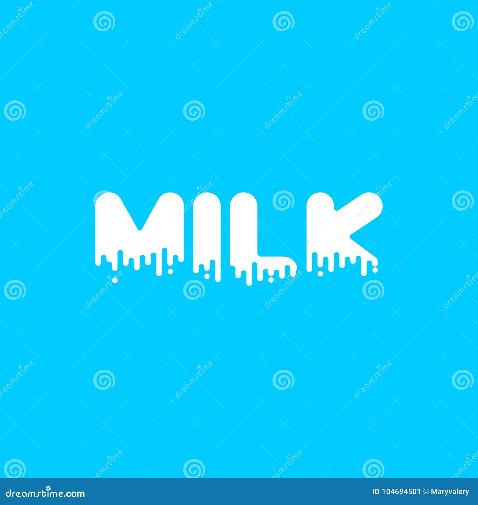 Milk Alphabet Vector Set. Yoghurt Or Cream Font. Dairy Lettering. White ...