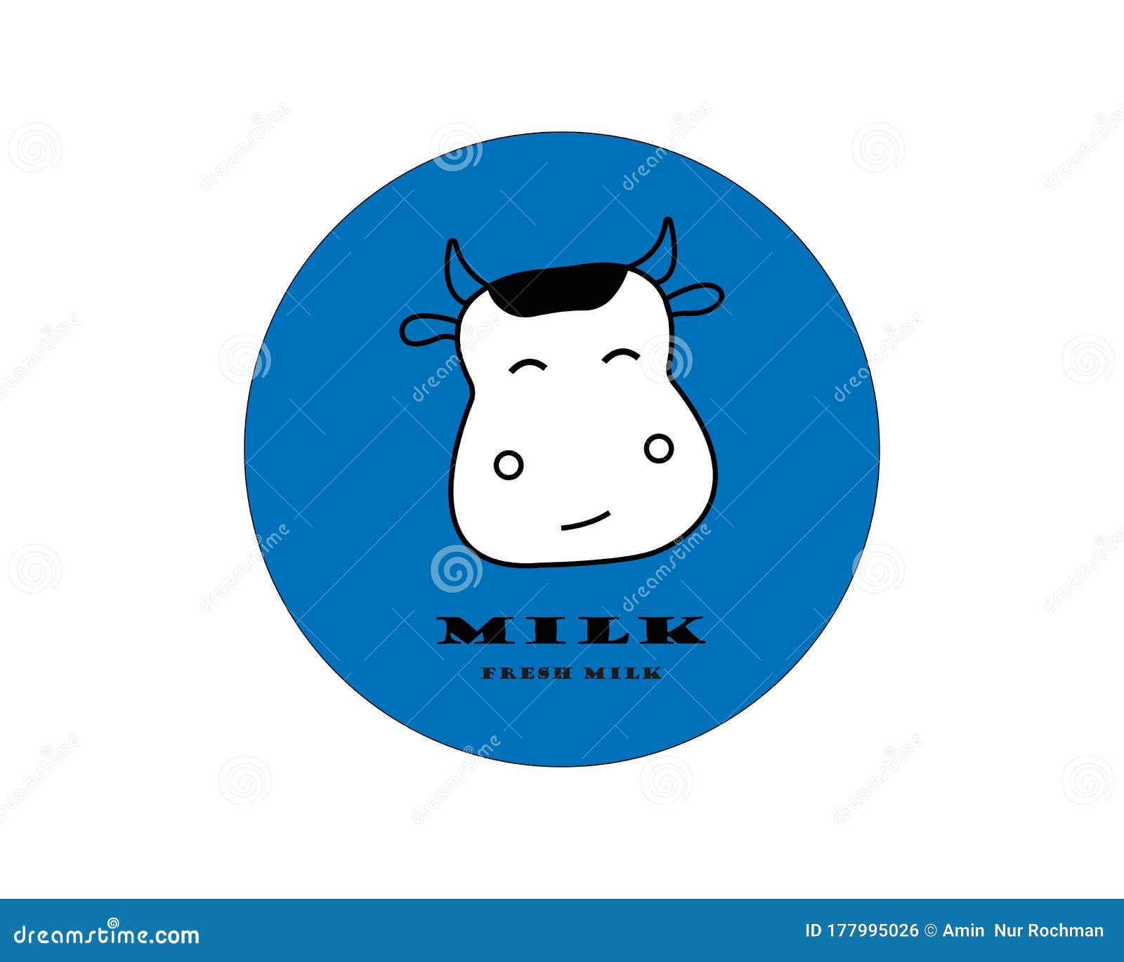 Milk logo vector stock illustration. Illustration of element - 177995026