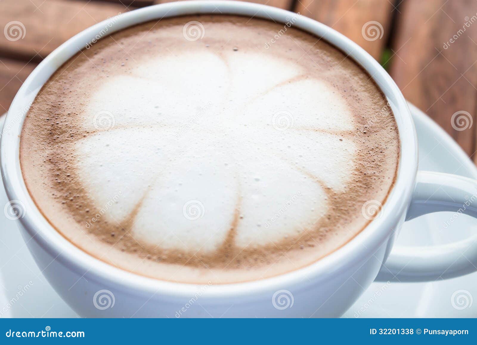 Milk Microfoam Topped on Hot Cafe Mocha Stock Photo - Image of foam ...