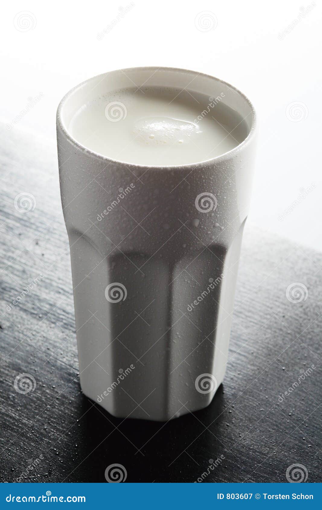 Milk in a mug stock image. Image of dinner, refreshing - 803607