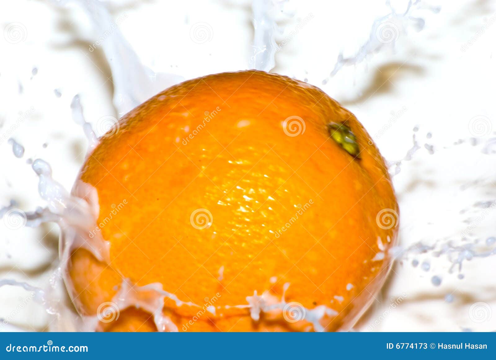 Milk orange splash side stock image. Image of white, splash - 6774173