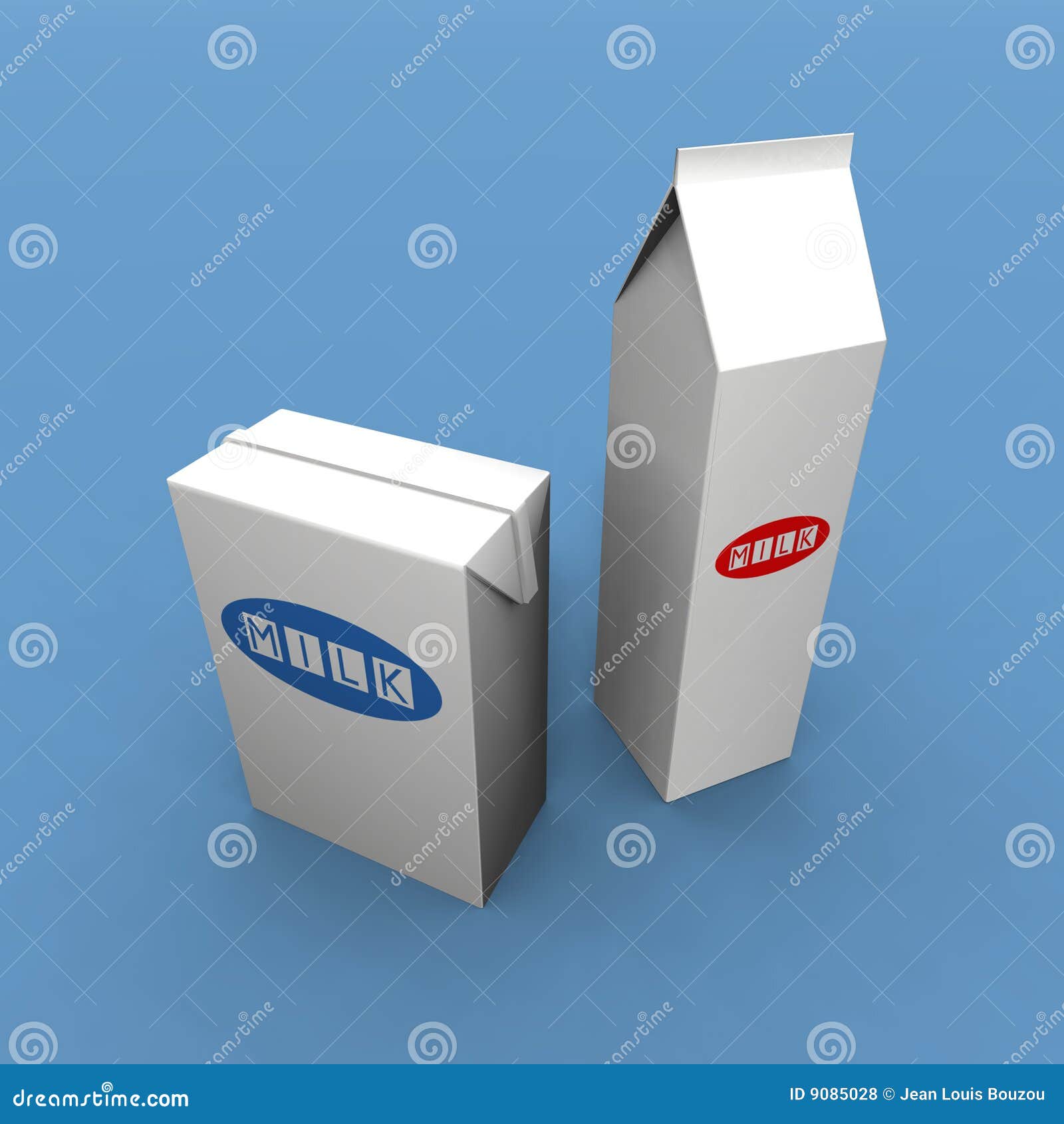 Milk packs stock illustration. Illustration of pack, drink - 9085028