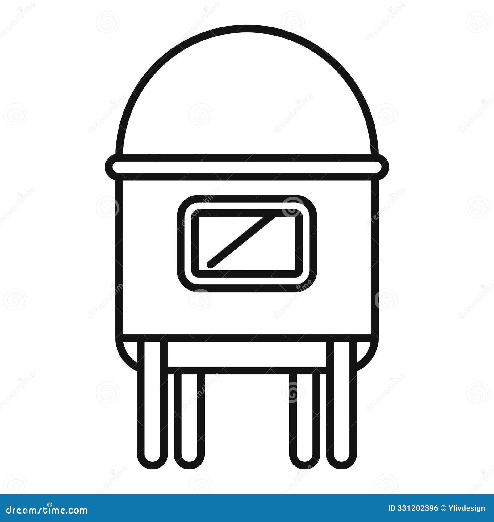 Milk Pasteurization Tank Icon Showing Dairy Production Process Stock ...