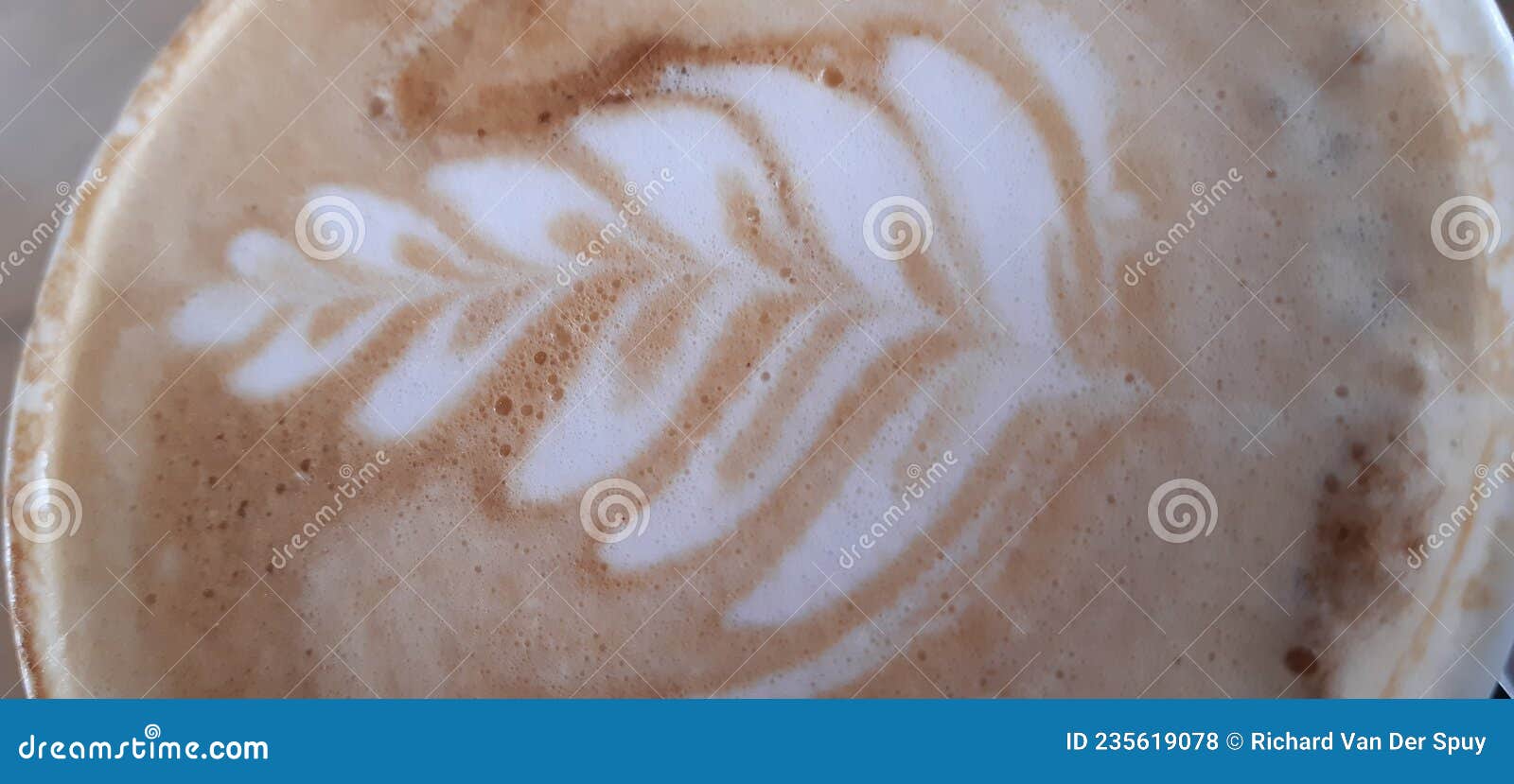 Milk Pattern on a Cup of Coffee Stock Photo - Image of wallpaper ...