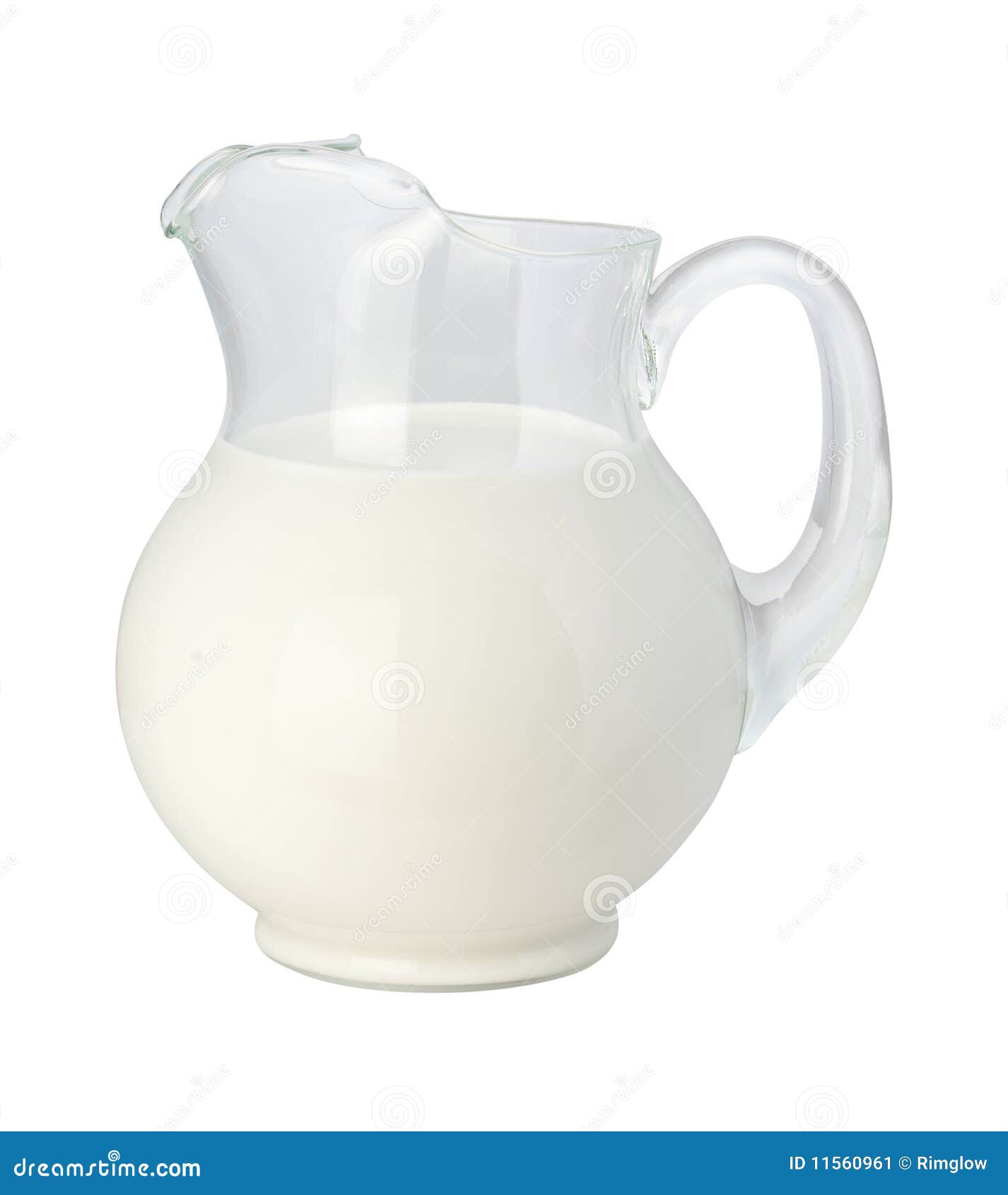 Milk Pitcher (with Clipping Path) Stock Image - Image of white ...