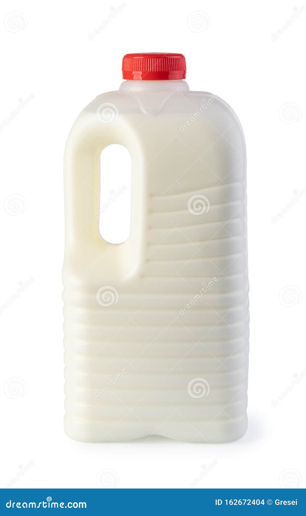 Milk in a Plastic Container Stock Photo - Image of container, beverage ...