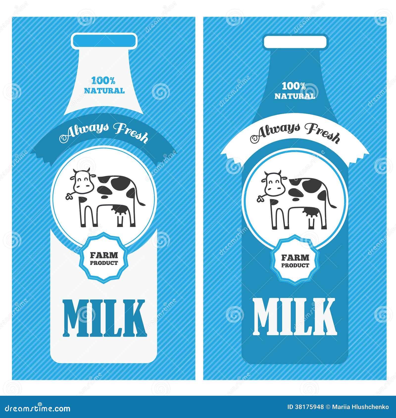 Milk Posters Cartoon Vector | CartoonDealer.com #114106481