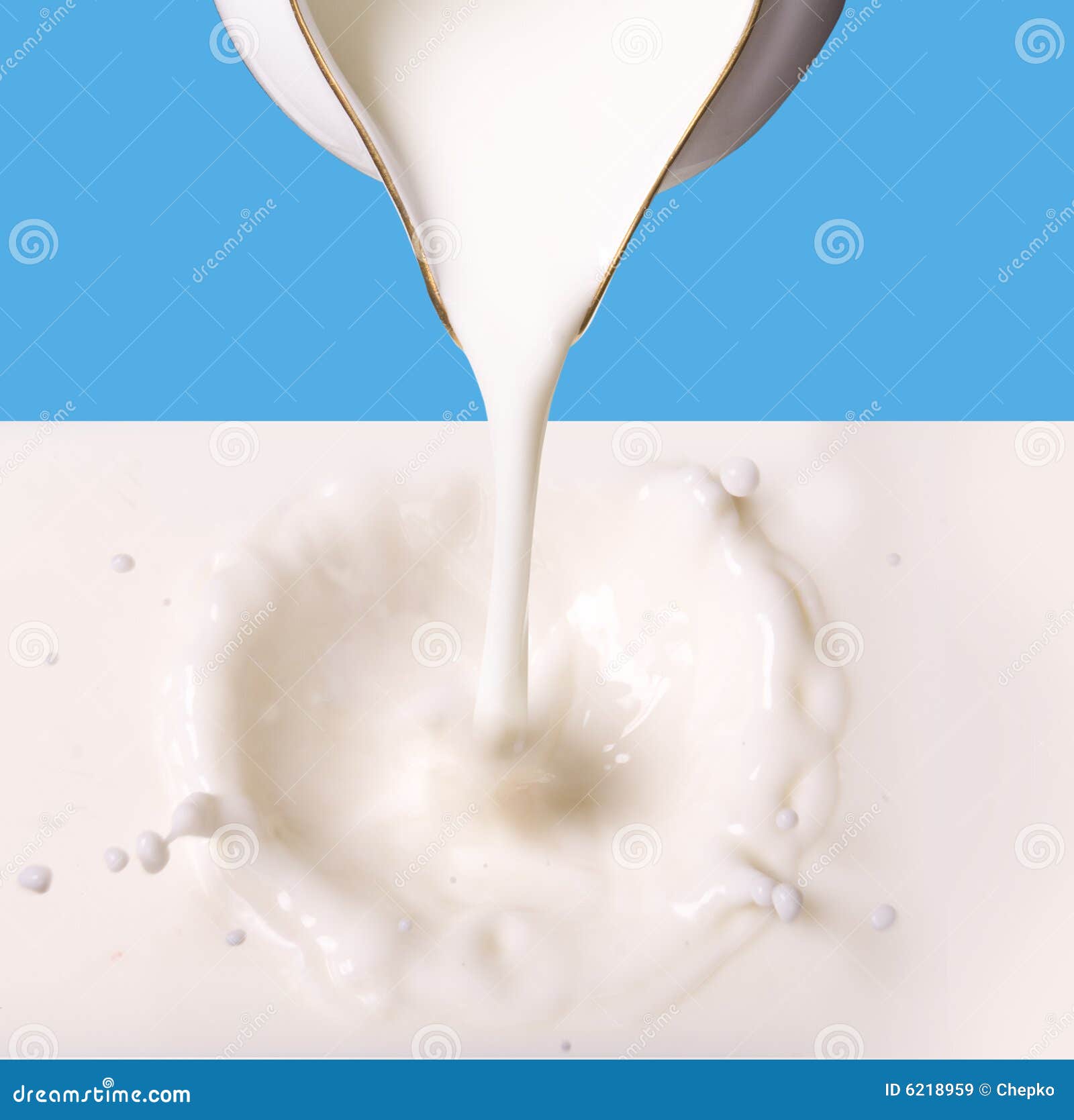 Milk pouring stock image. Image of liquid, healthy, squirting - 6218959