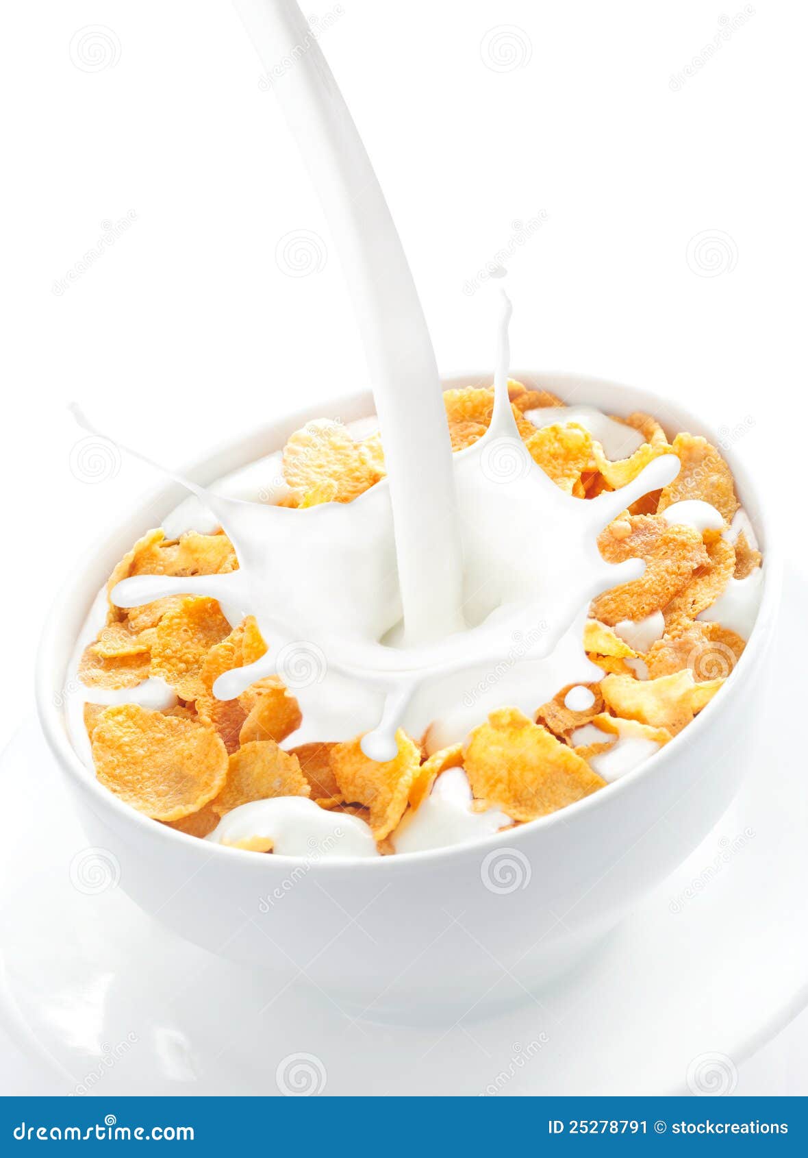 Cereal Bowl With Milk