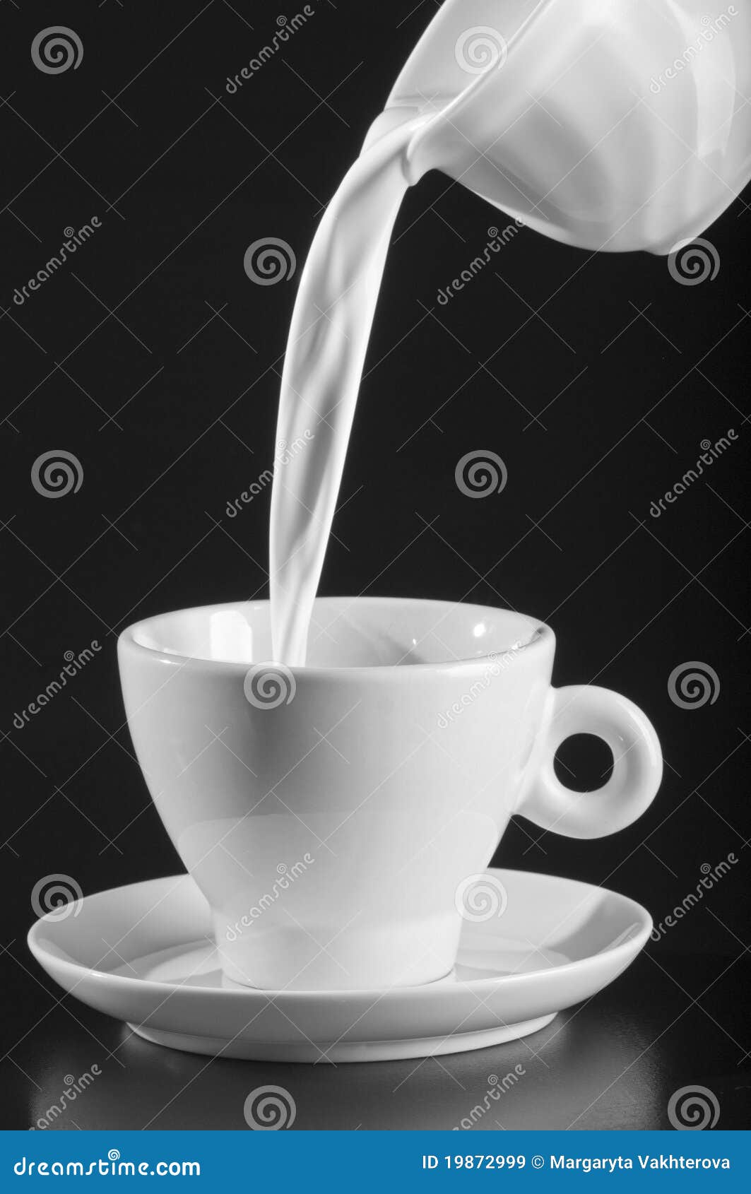 Milk Pouring and Splashing Out of Cup Stock Image - Image of healthy ...