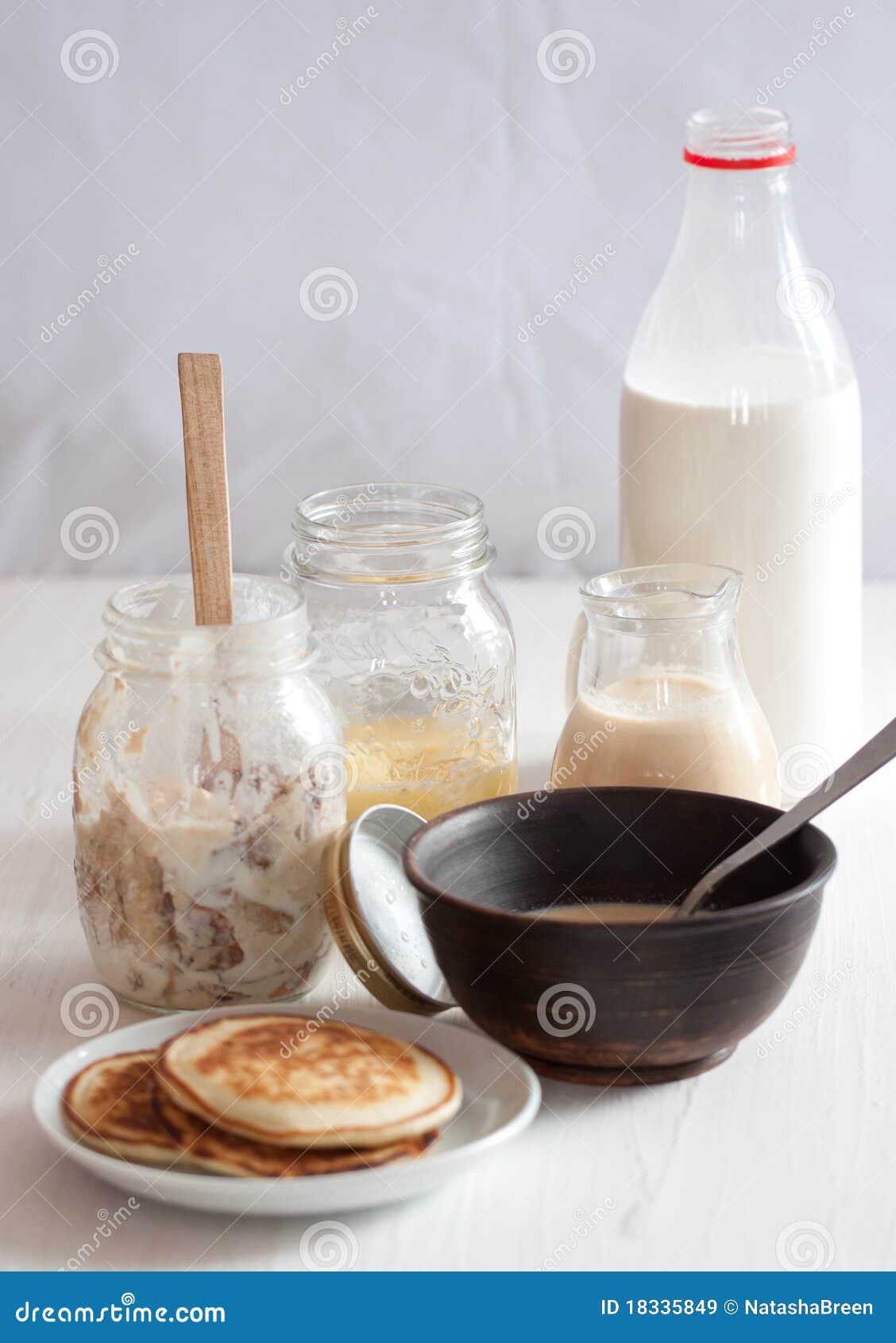 Milk products stock image. Image of health, beverage - 18335849