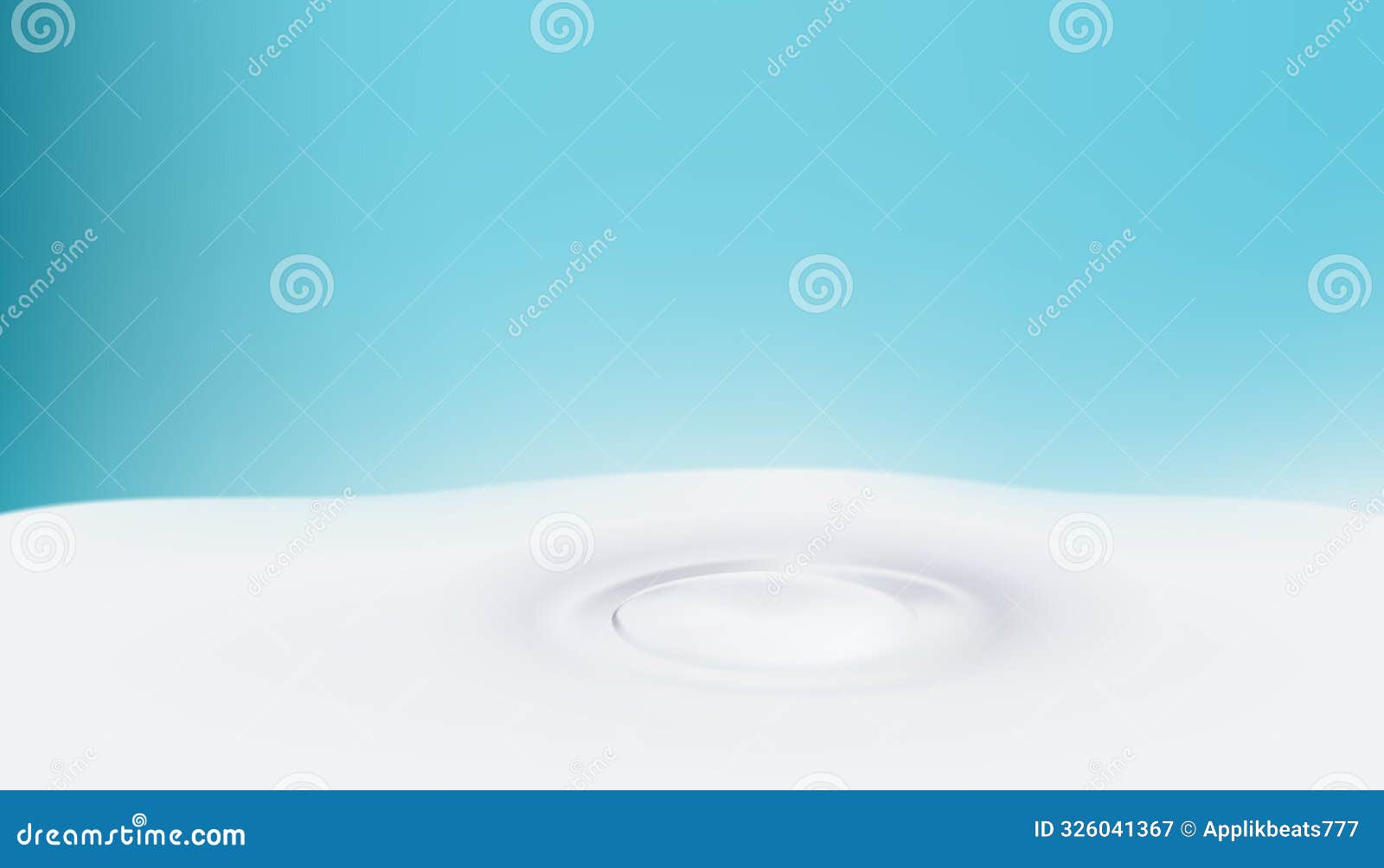 Milk Round Waves Blue Background Stock Vector - Illustration of drop ...