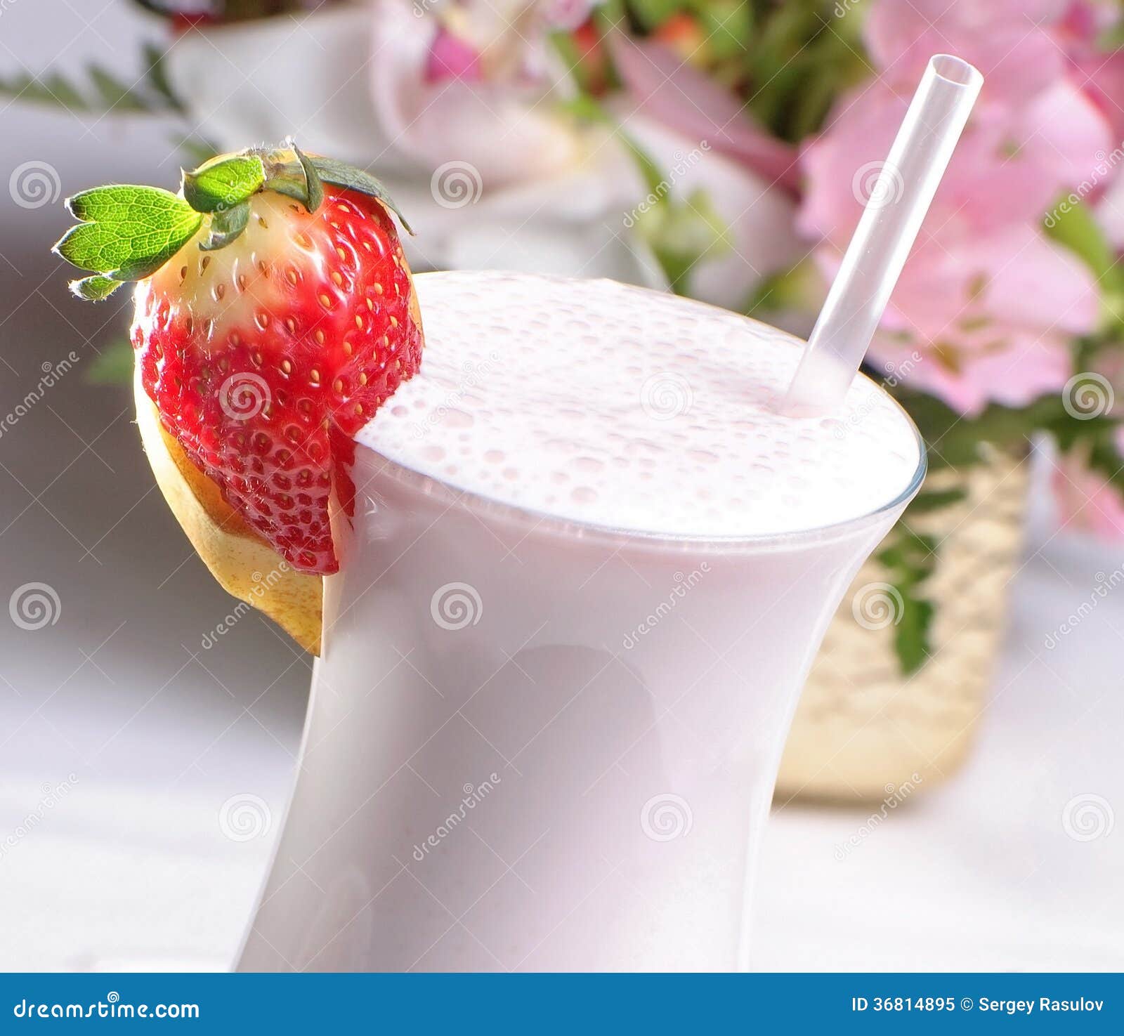 Milk shake stock image. Image of fruit, drink, cocktail - 36814895