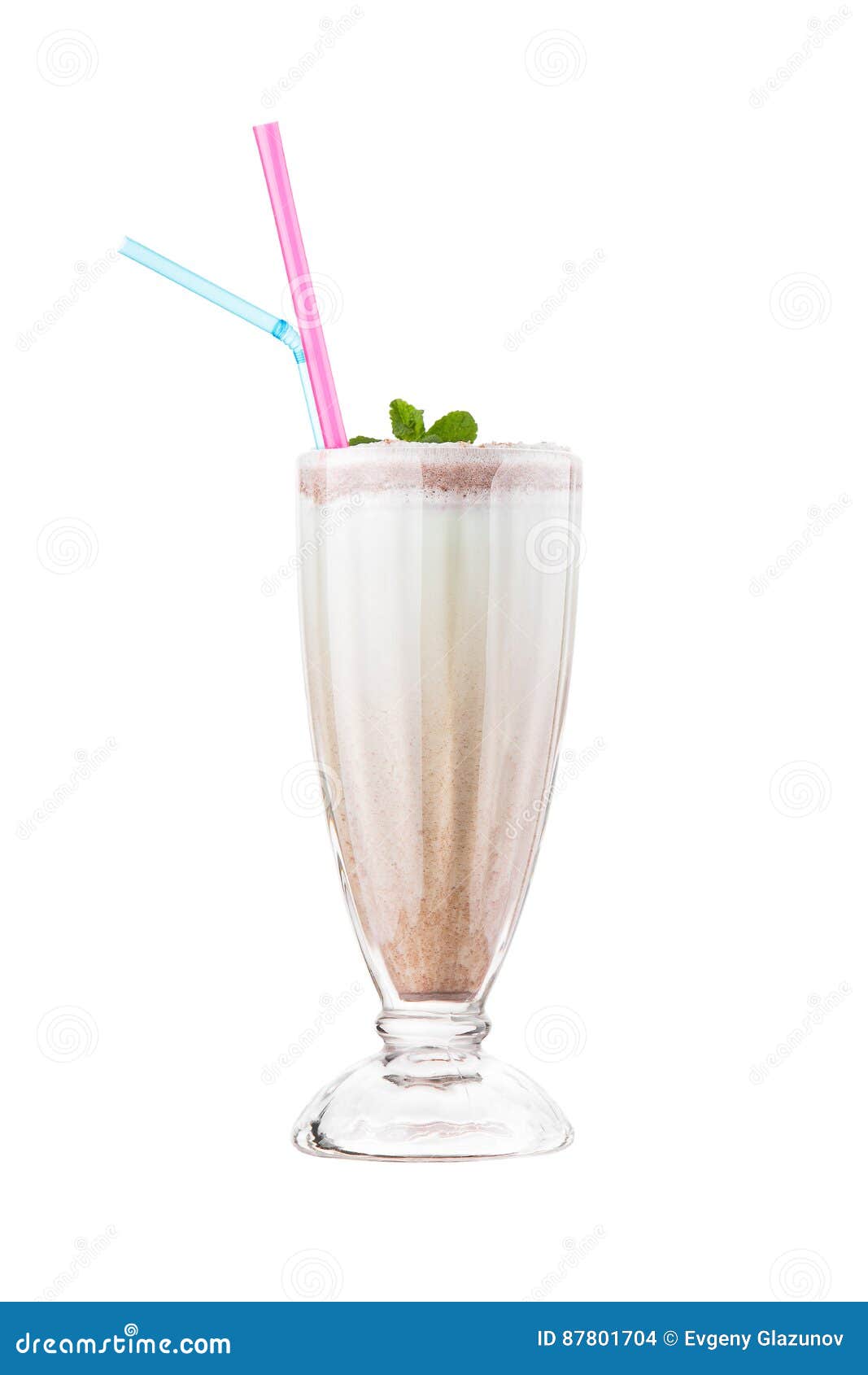 Milk Shake Isolated on White Stock Photo - Image of milkshake ...