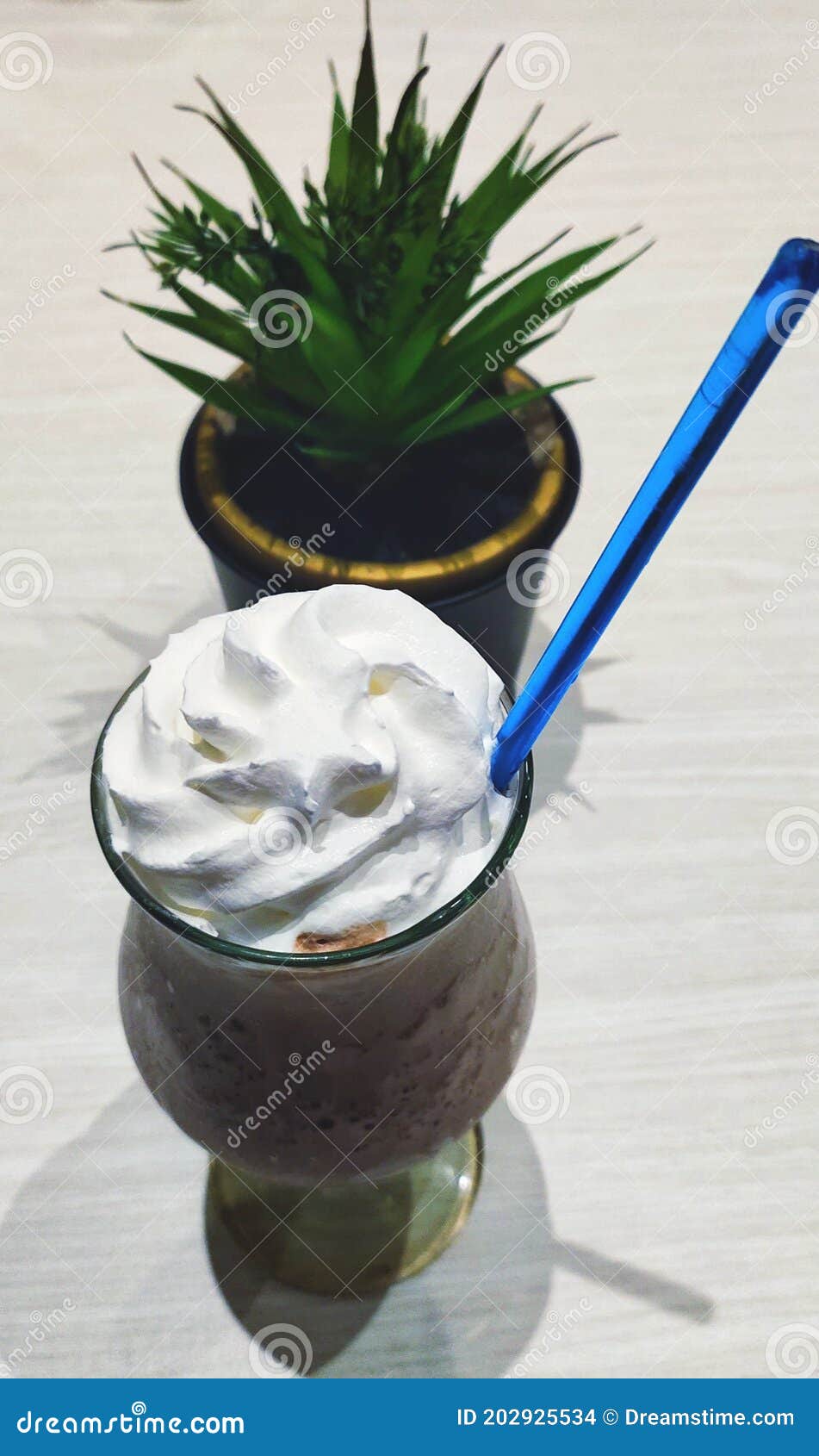 Milk Shake White Vanila Float Stock Photo - Image of milk, white: 202925534