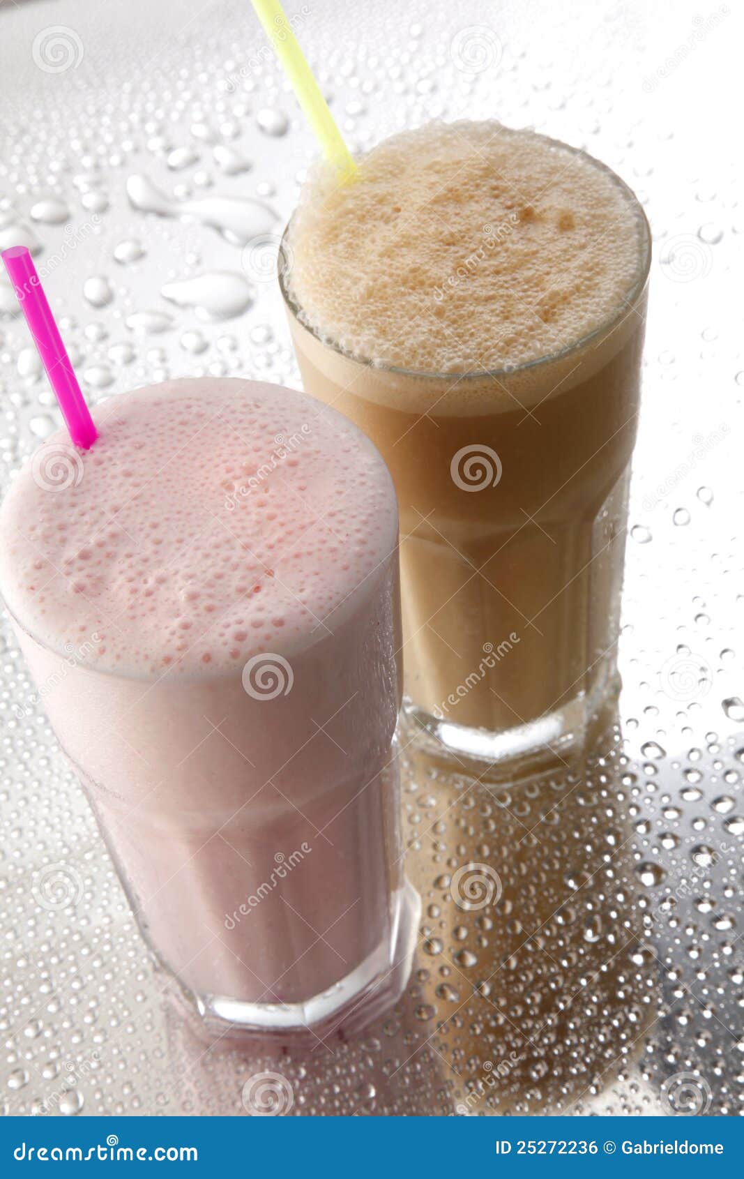 Milk Shakes stock photo. Image of water, cream, liquid - 25272236