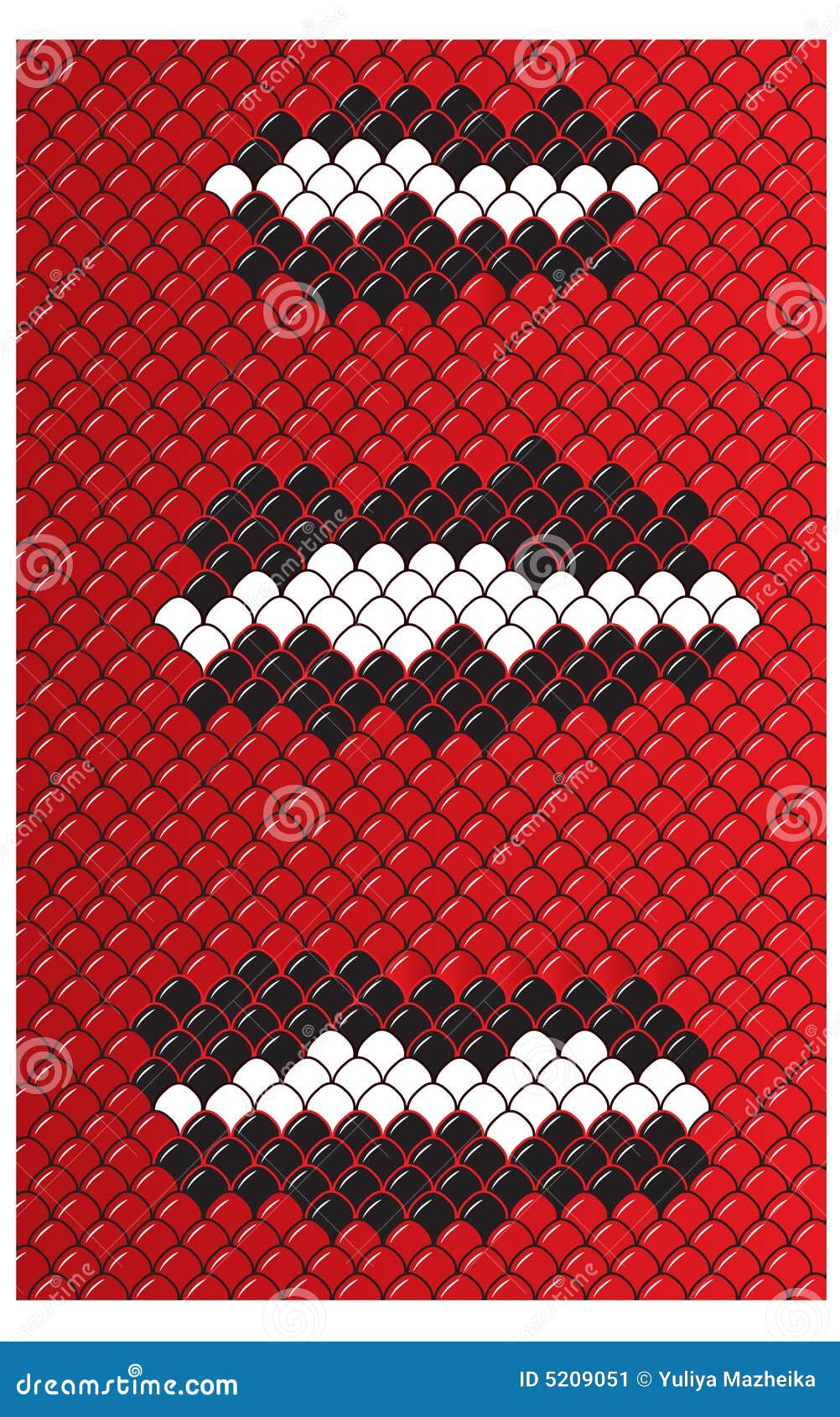 Milk-snake skin texture stock vector. Illustration of clipping - 5209051