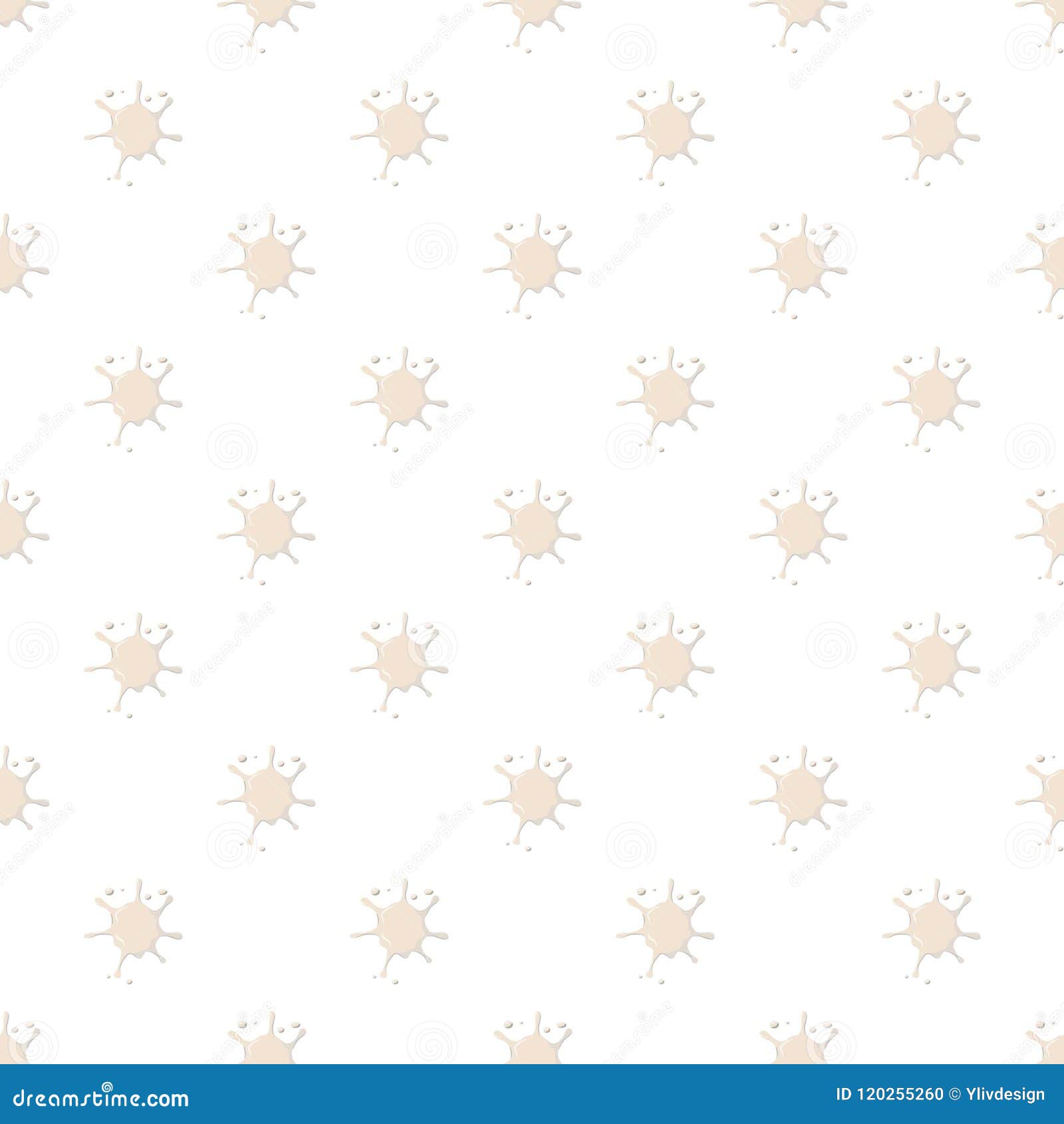 Milk spatter pattern stock vector. Illustration of calorie - 120255260