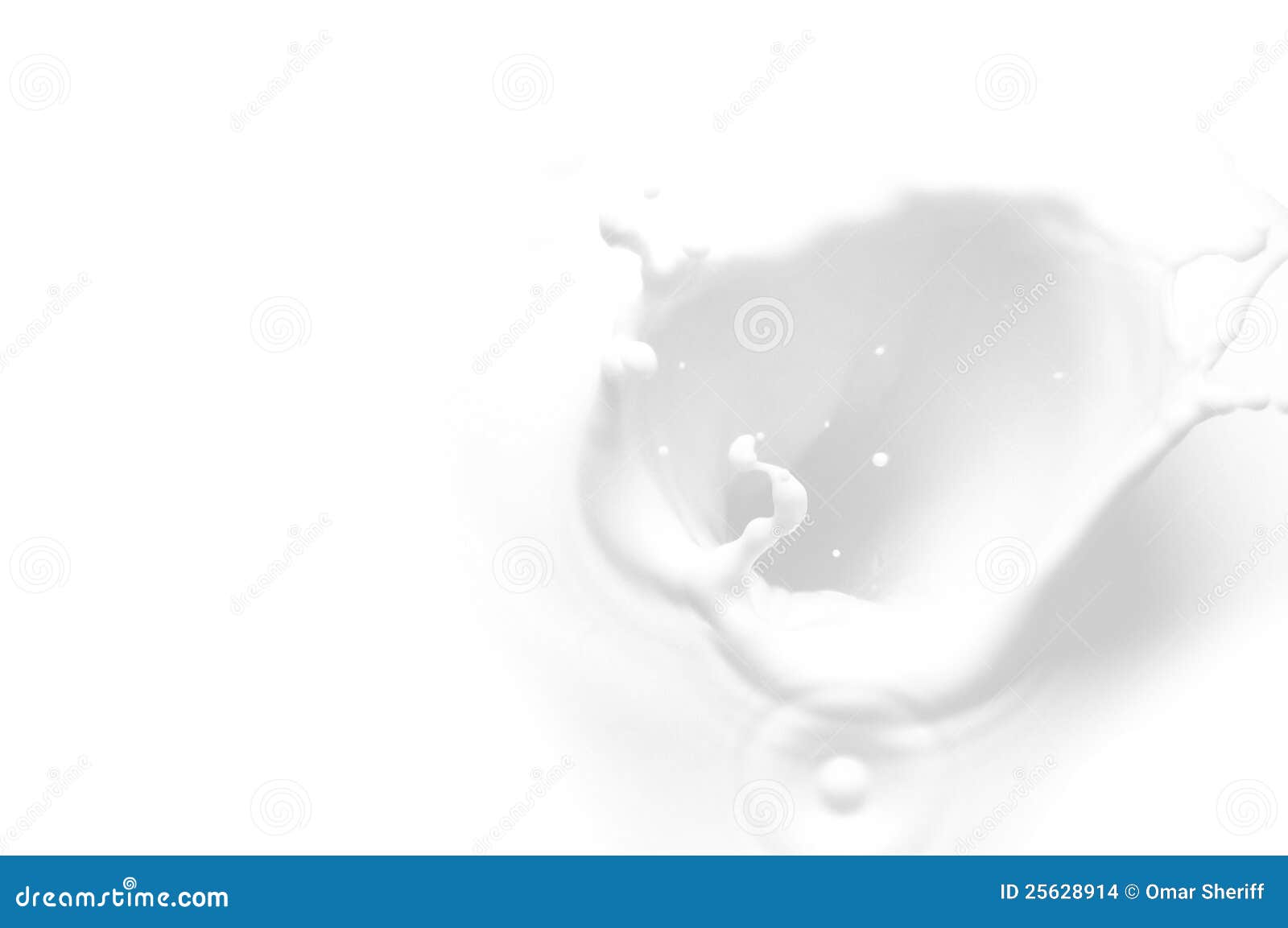 Splash Of Milk Drop In Pink Color. Stock Image | CartoonDealer.com ...