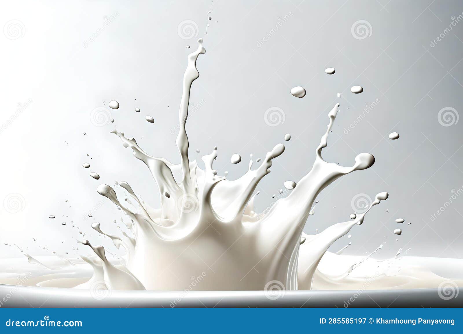Milk Splash Background. Generative AI Stock Illustration - Illustration ...
