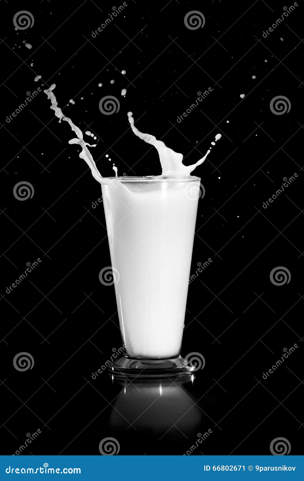 Milk Splash on Black Background Stock Image - Image of drip, circle ...