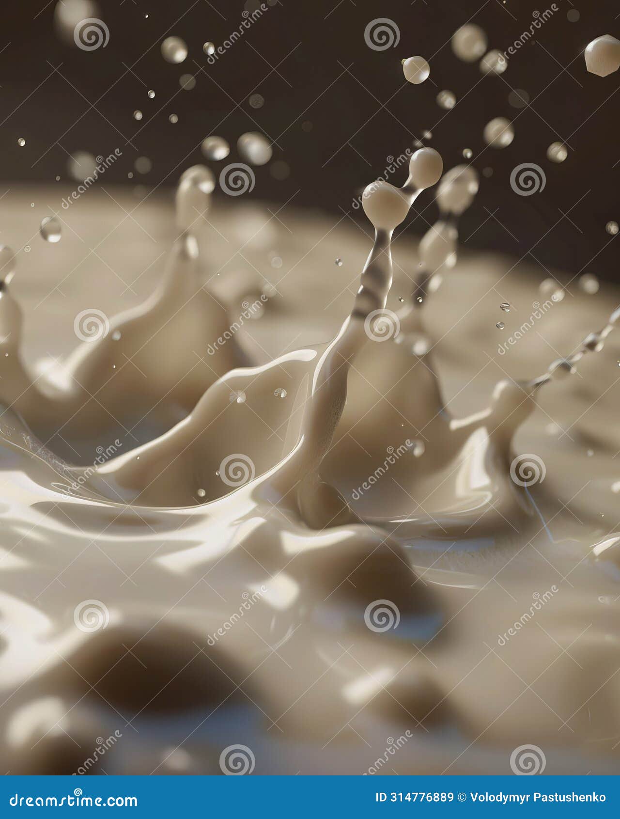 Milk Splash 3d Model Drop Fly Stock Image - Image of splash, generated ...