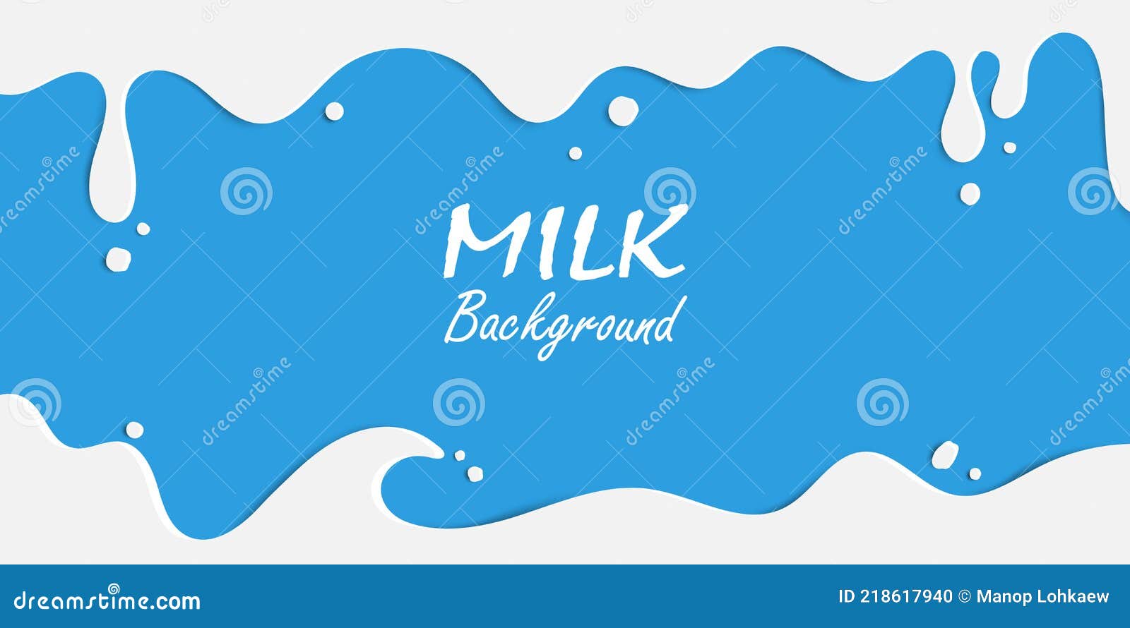 Milk Splash Frame Vector Illustration Abstract Background Stock Vector ...