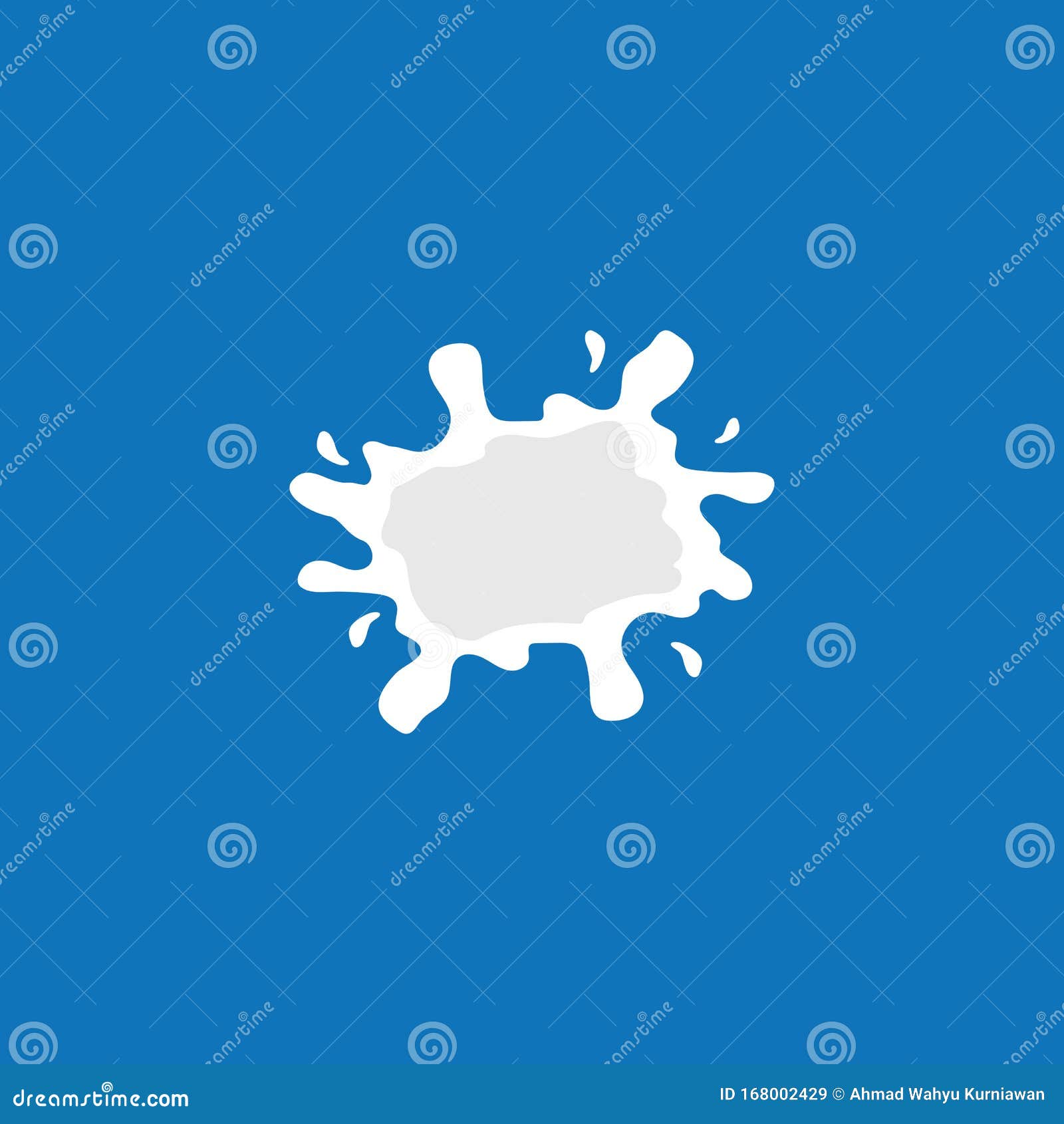 Milk Splash Illustration Vector Stock Vector - Illustration of blob ...