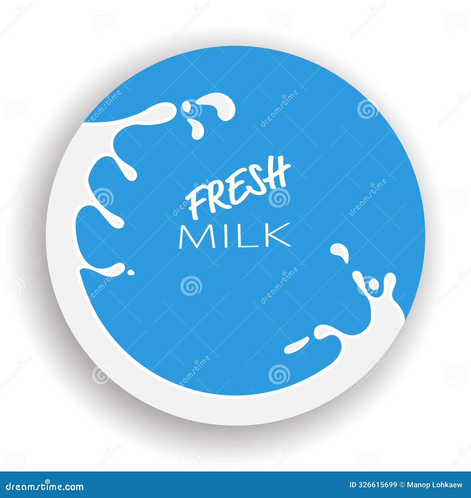 Milk Splash Logo Design Vector Illustration Stock Illustration ...