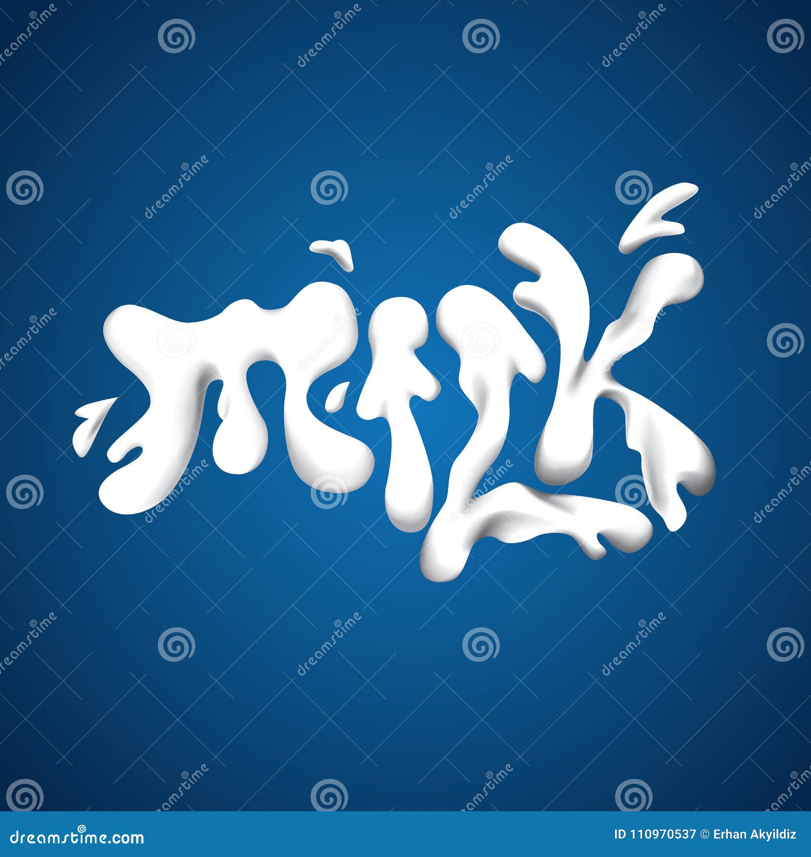 Milk splash vector design stock vector. Illustration of milky - 110970537